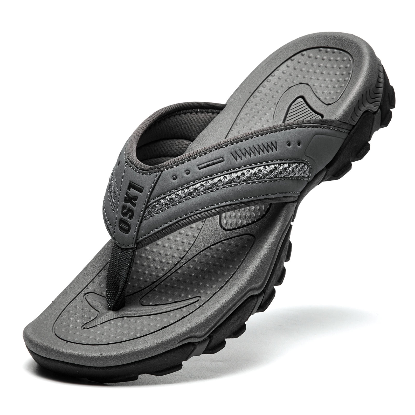 Men's Lightweight Arch Support Sandals - Anti-skid Rubber Beach ...