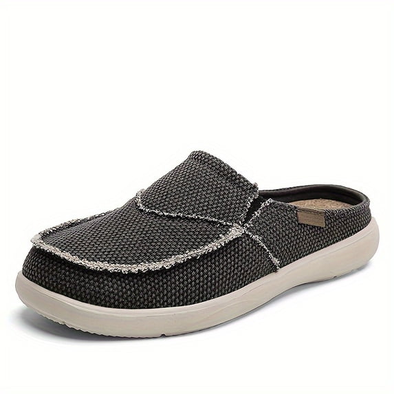 Men's Lightweight Slip On Canvas Loafers Breathable Casual Walking ...