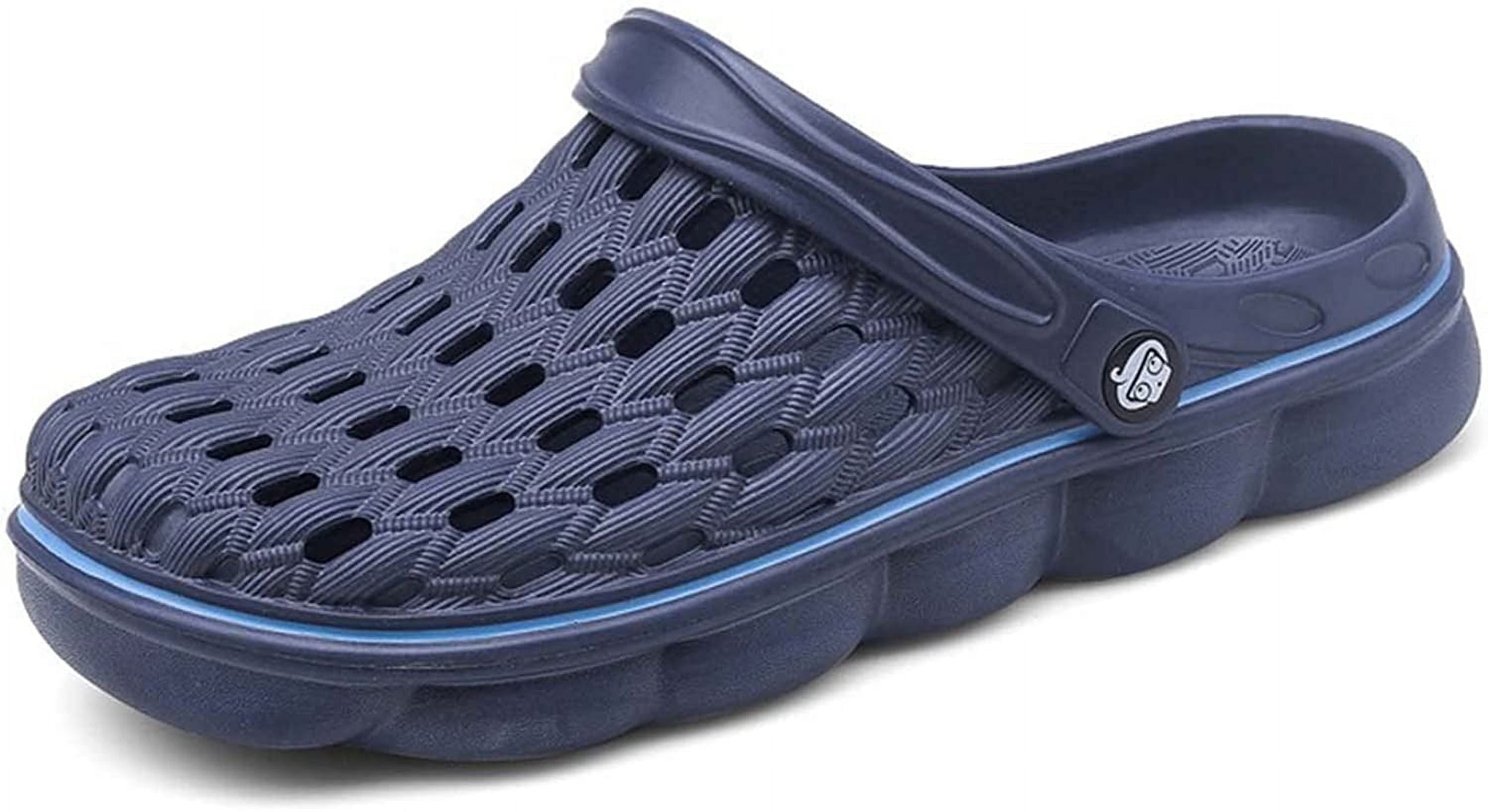 Men's Lightweight Slip-On Mules Comfortable Garden Clogs Non-Slip Beach ...