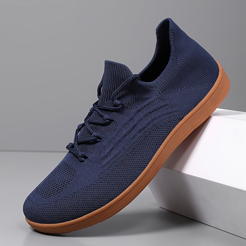 Men's Lightweight Sock Shoes, All-Season Breathable Versatile Wide-Toe ...