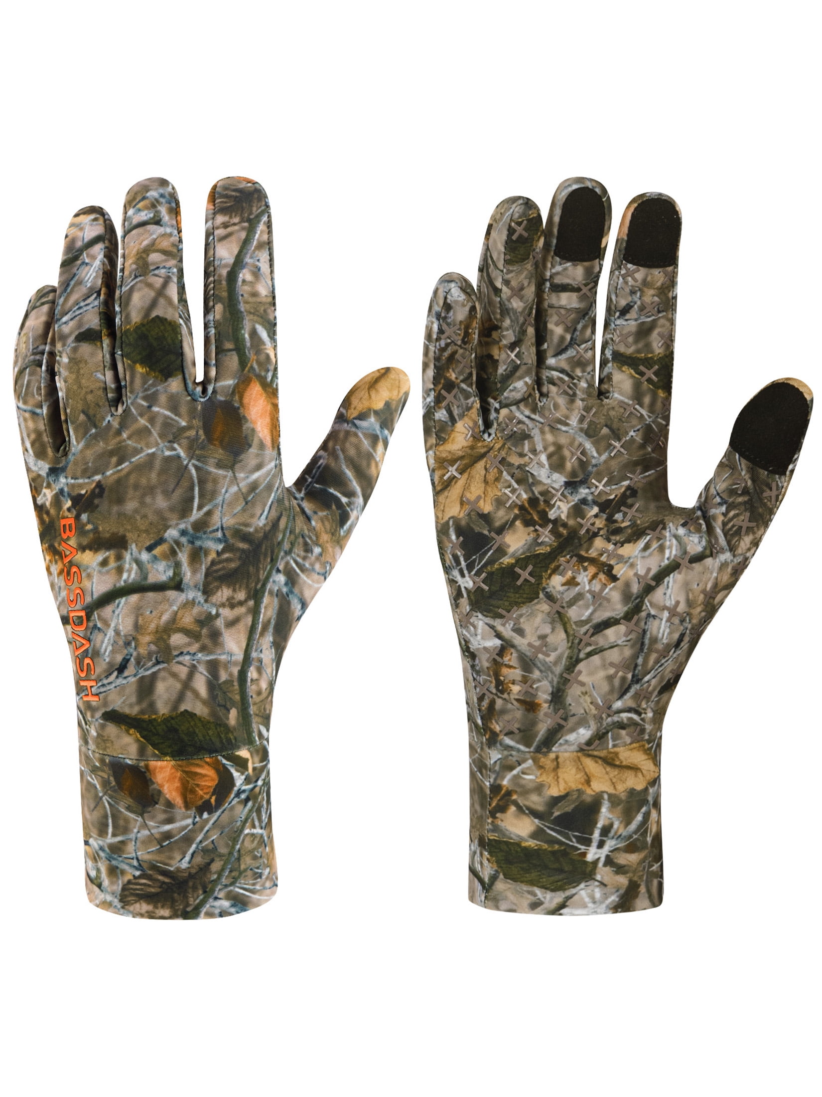 Men's Lightweight UPF 50+ Camo Hunting Gloves HG49 - Walmart.com