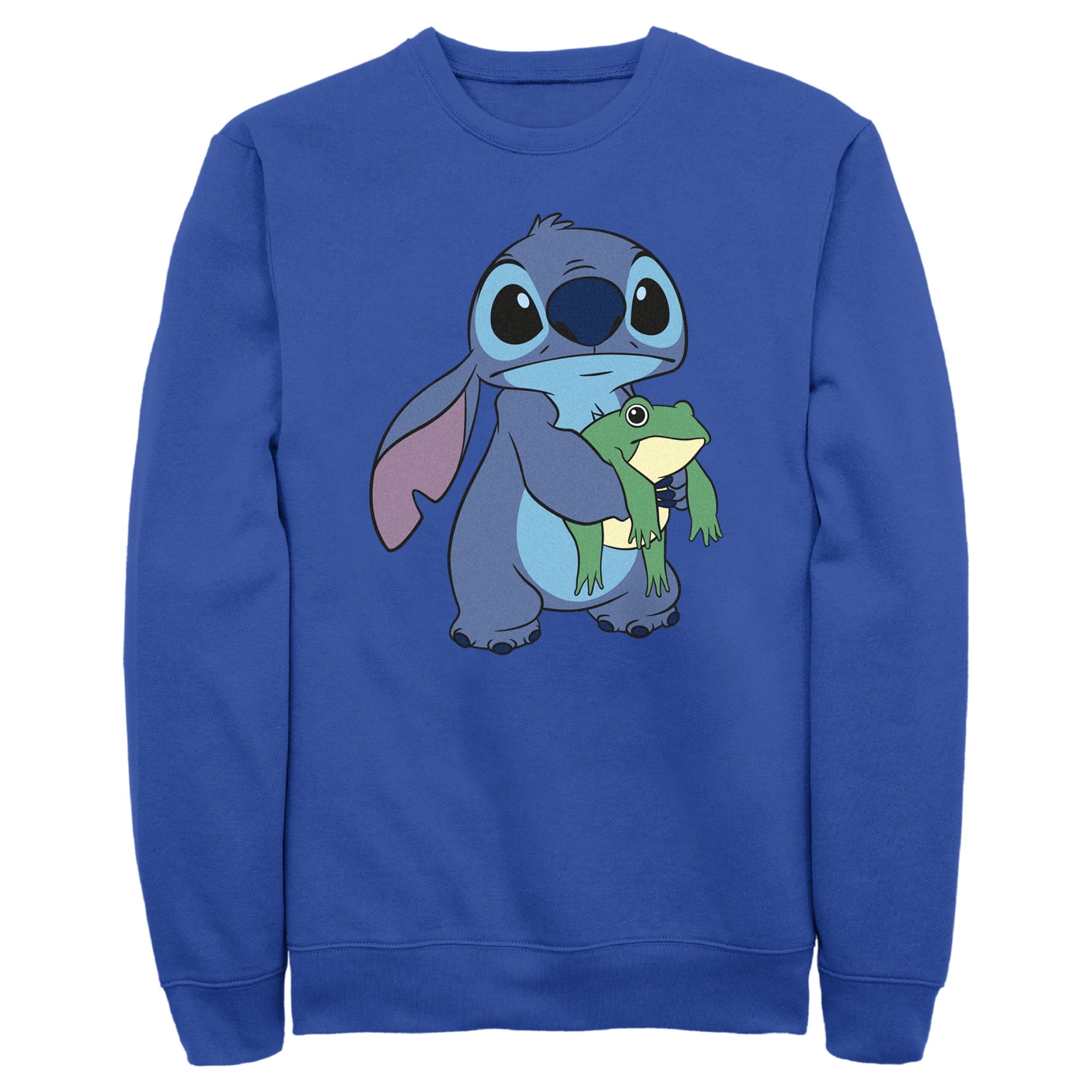 Men's Lilo & Stitch Froggie Stitch Sweatshirt Royal Blue Medium ...