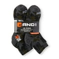 AND1 Men's Limited Edition Ankle Socks 12-Pack with Arch Support and ...