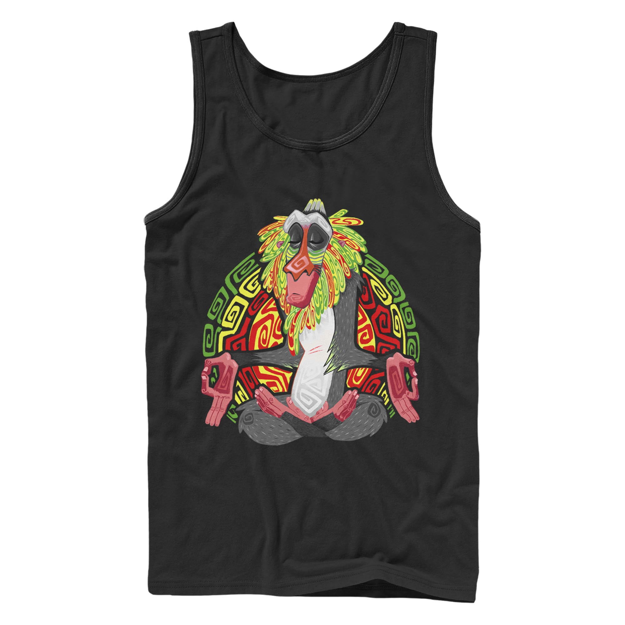 Men's Lion King Rafiki Geometric Rainbow Tank Top - Walmart.com