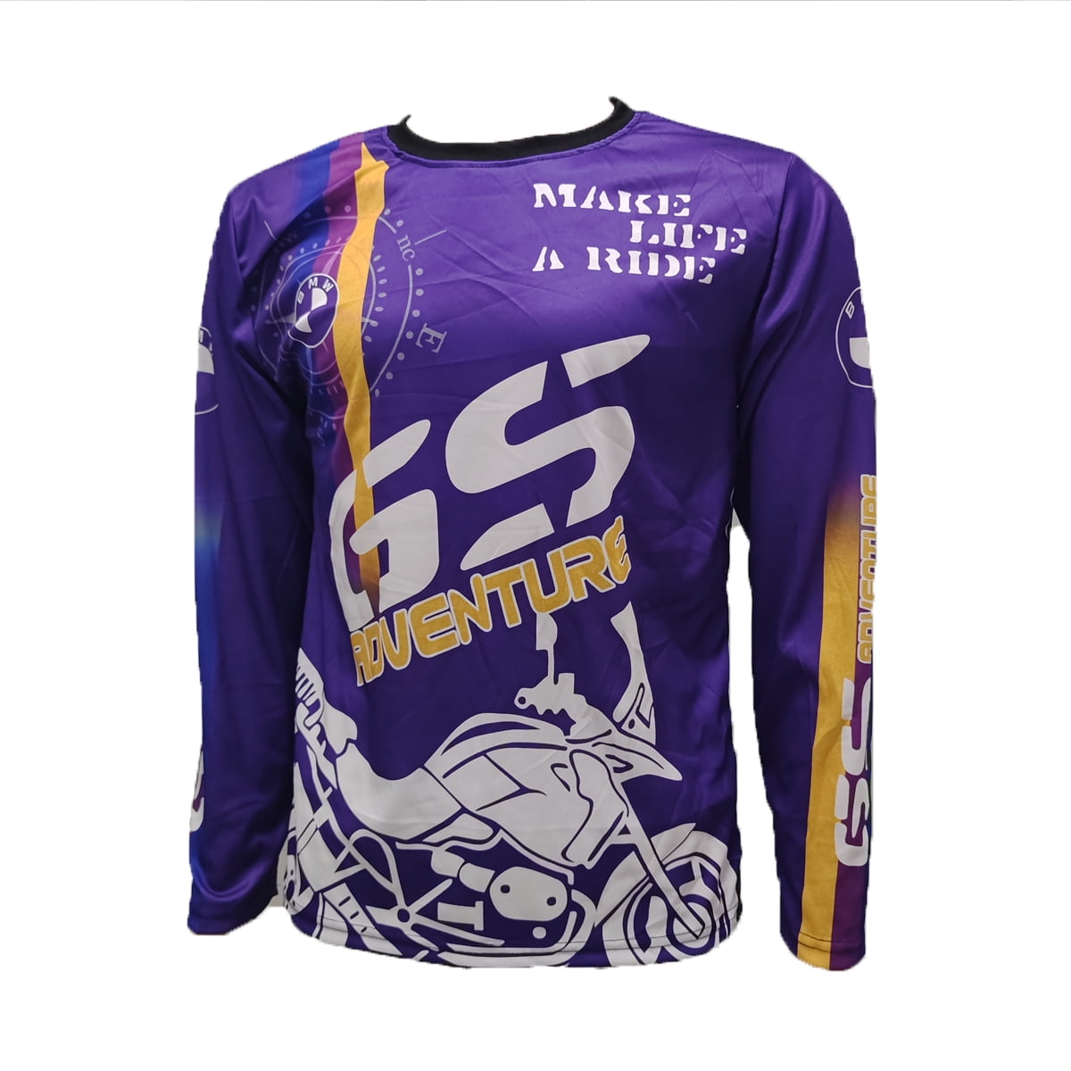 Men's Long Sleeve Motorcycle Jersey Full Set Off Road Bike Riding Shirt ...