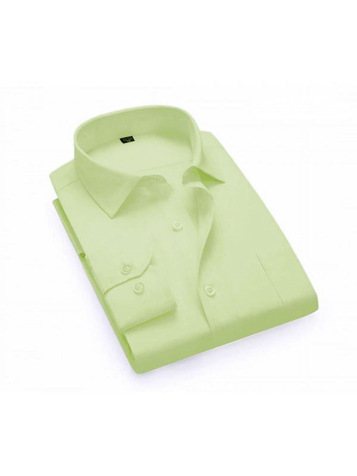 Men's Long Sleeve Solid Colors Generic Dress Shirts - Walmart.com