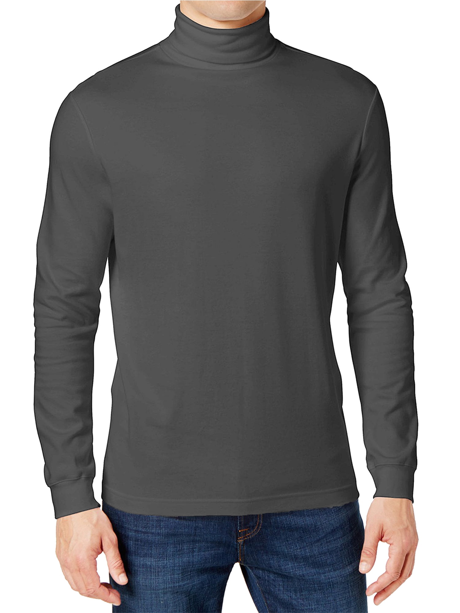Men's Long Sleeve Turtle Neck T-Shirt (Sizes, S to 2XL) - Walmart.com
