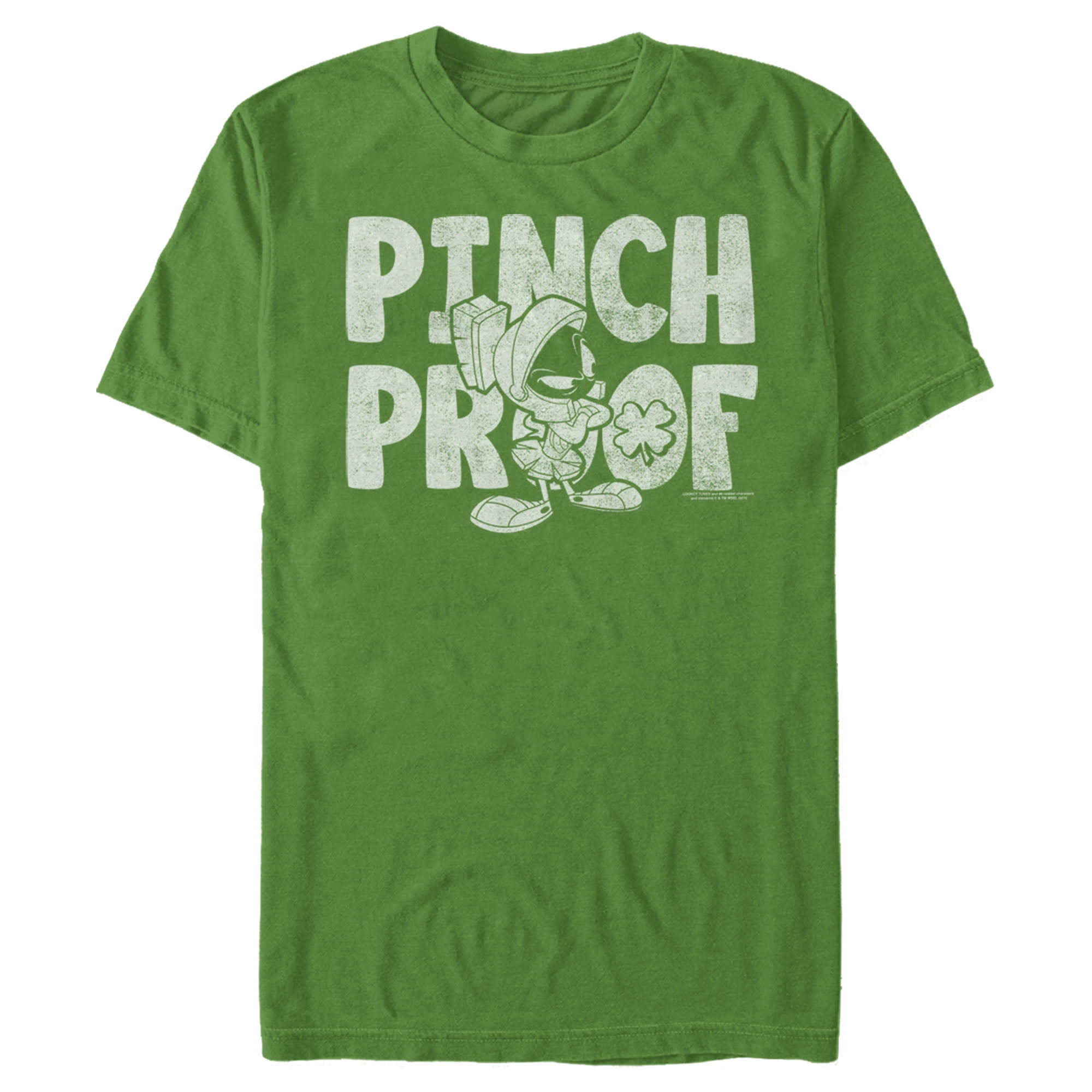 Men's Looney Tunes St. Patrick's Day Marvin the Martian Pinch Proof ...