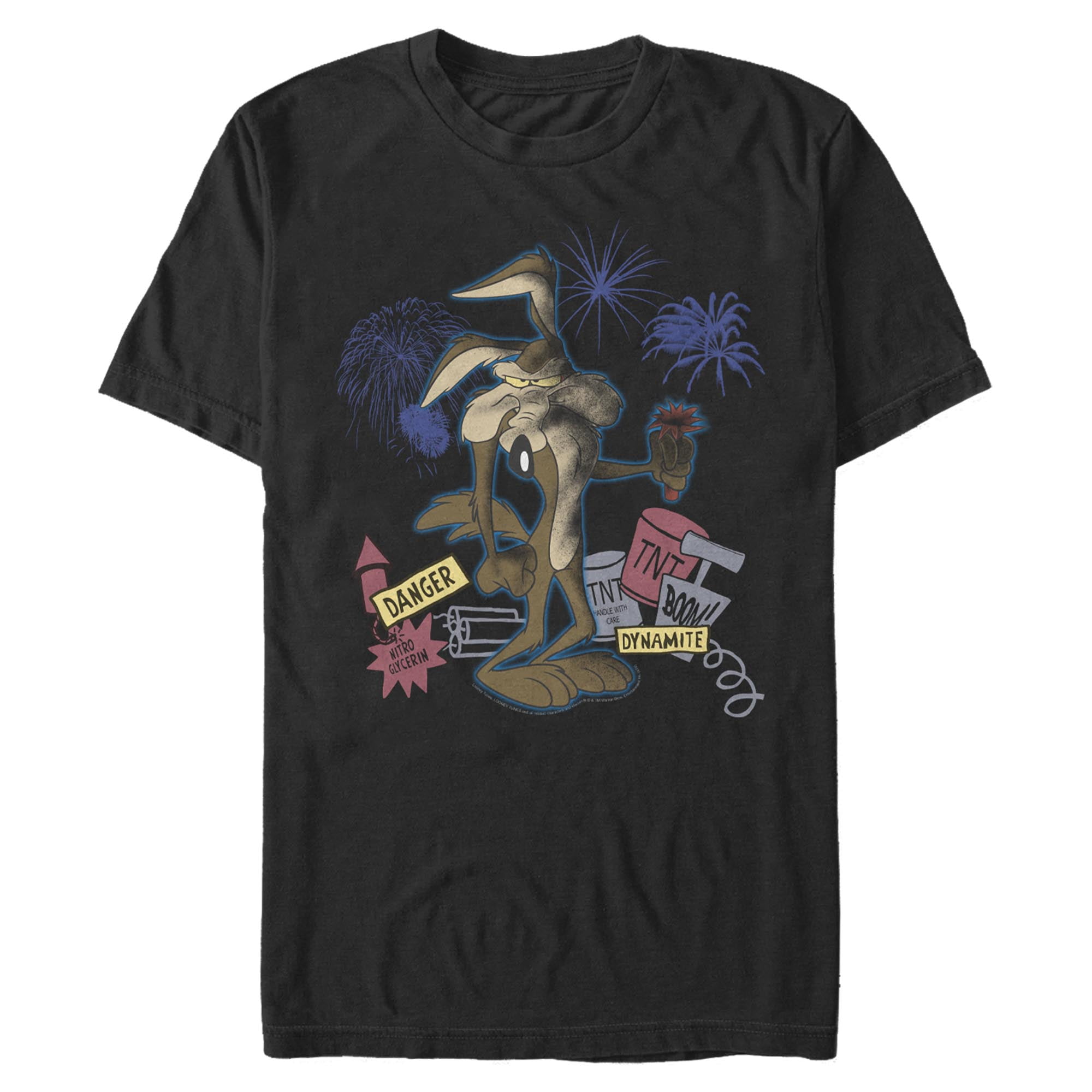 Men's Looney Tunes Wile E. Coyote Dynamite Graphic T-Shirt - Walmart.com