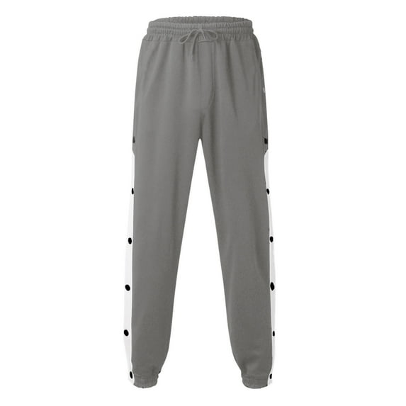 Men's Loose Fit Drawstring Athletic Basketball Pants Comfortable Sports ...