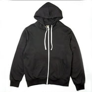 District Men's Warmth Concert Fleece Full-Zip Hoodie - Walmart.com
