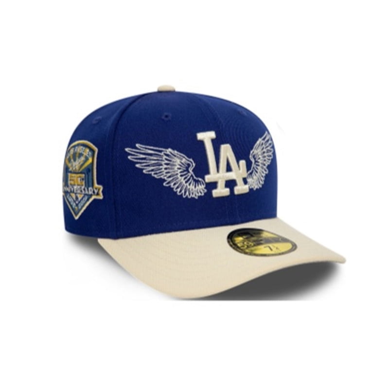 Men's Los Angeles - 53th Anniversary Baseball Cap, Blue Body & Beige ...