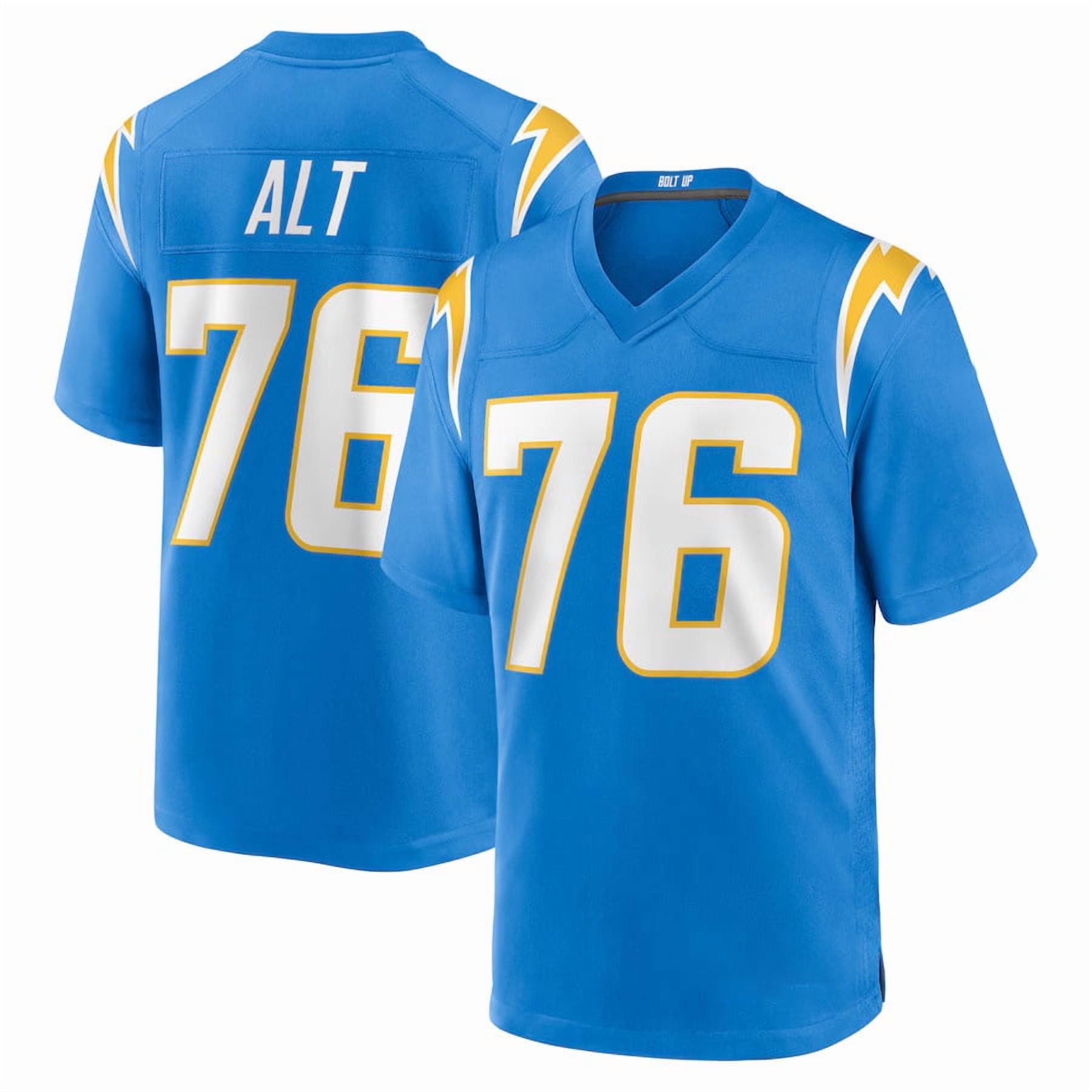 Men's Los Angeles C Alt 76 Blue Sports Player Game Stitched Name Number ...