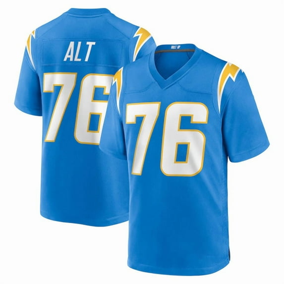 Men's Los Angeles C Alt 76 Blue Sports Player Game Stitched Name Number ...
