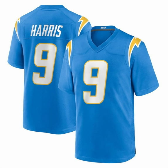 Men's Los Angeles C T Harris 9 Blue Sports Player Game Stitched Name ...