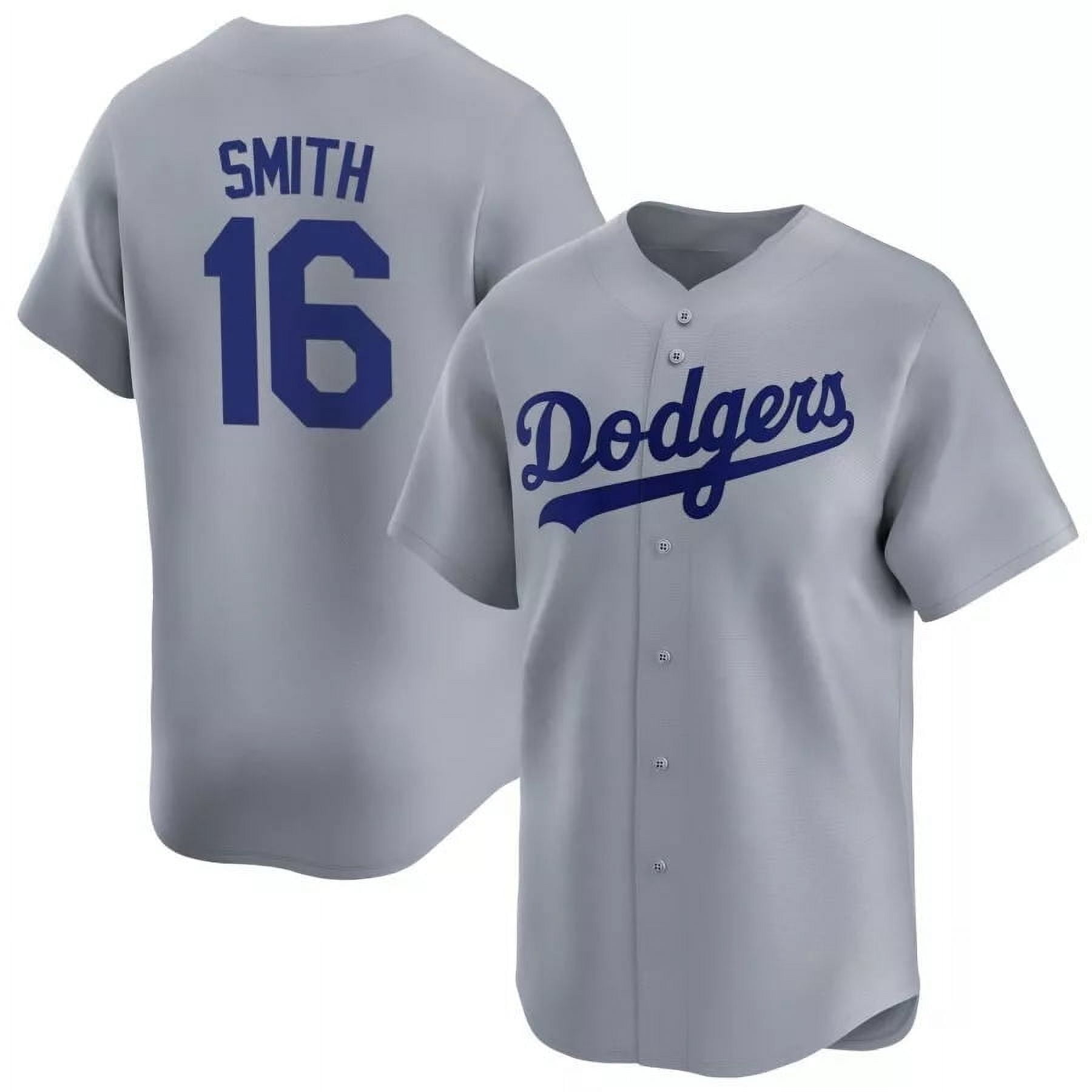 Men's Los Angeles D Smith 16 Gray Replica Stitched Player T-shirts ...