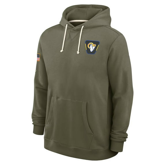 Men's Los Angeles R Olive 2025 Salute to Service Sideline Standard ...