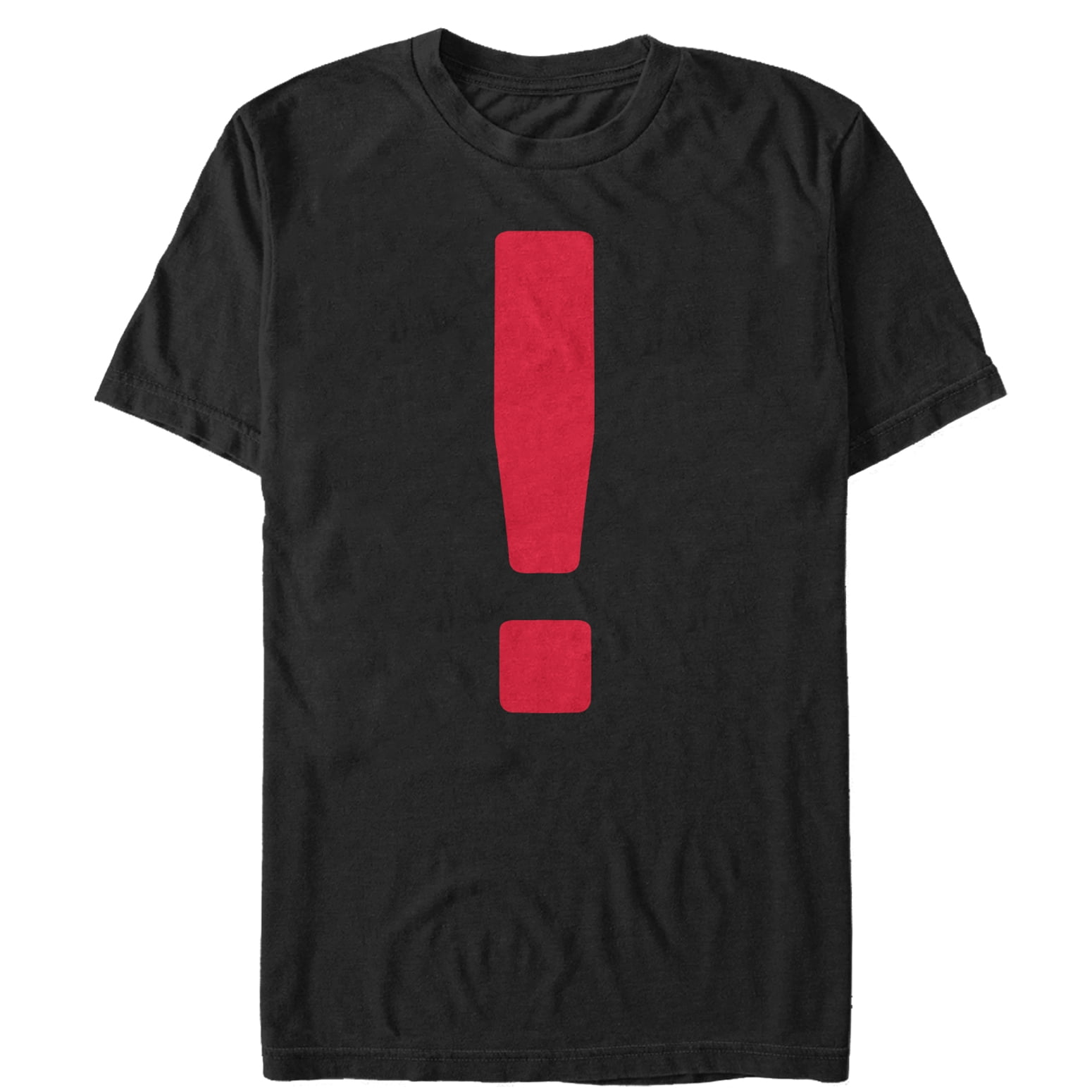 Men's Lost Gods Exclamation Mark Graphic Tee Black Large - Walmart.com