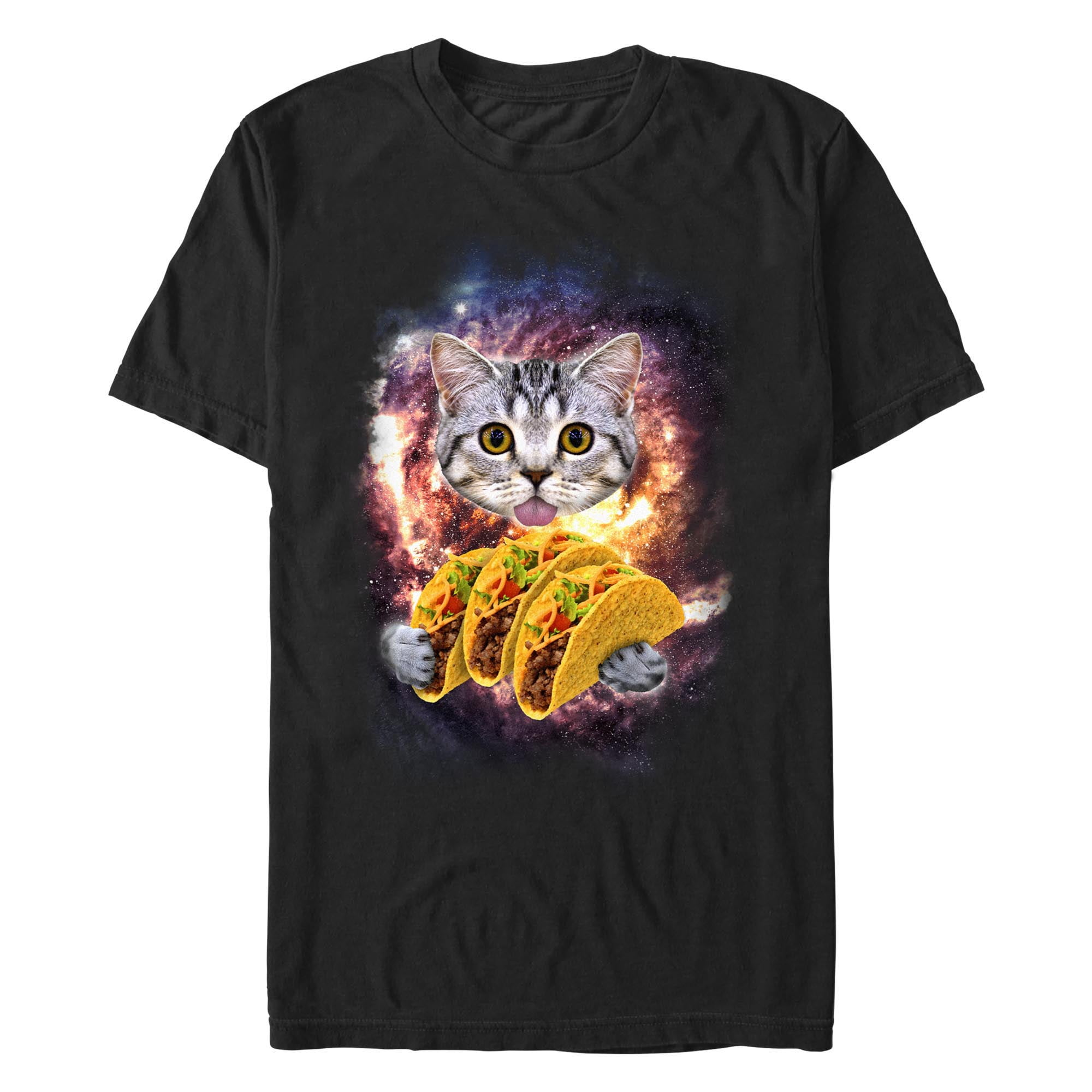 Men's Lost Gods Taco Cat Meme Graphic T-Shirt - Walmart.com