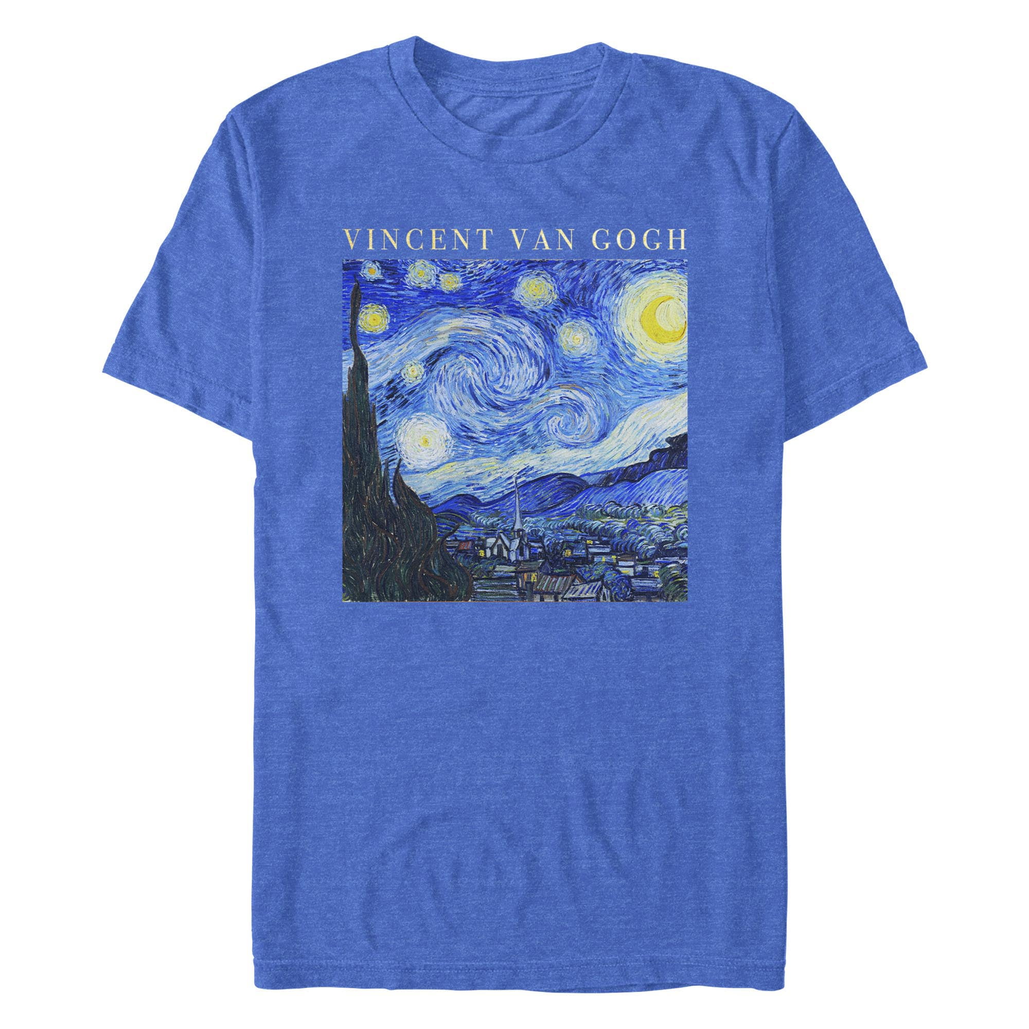 Men's Lost Gods Vincent Van Gogh The Starry Night Graphic T-Shirt ...