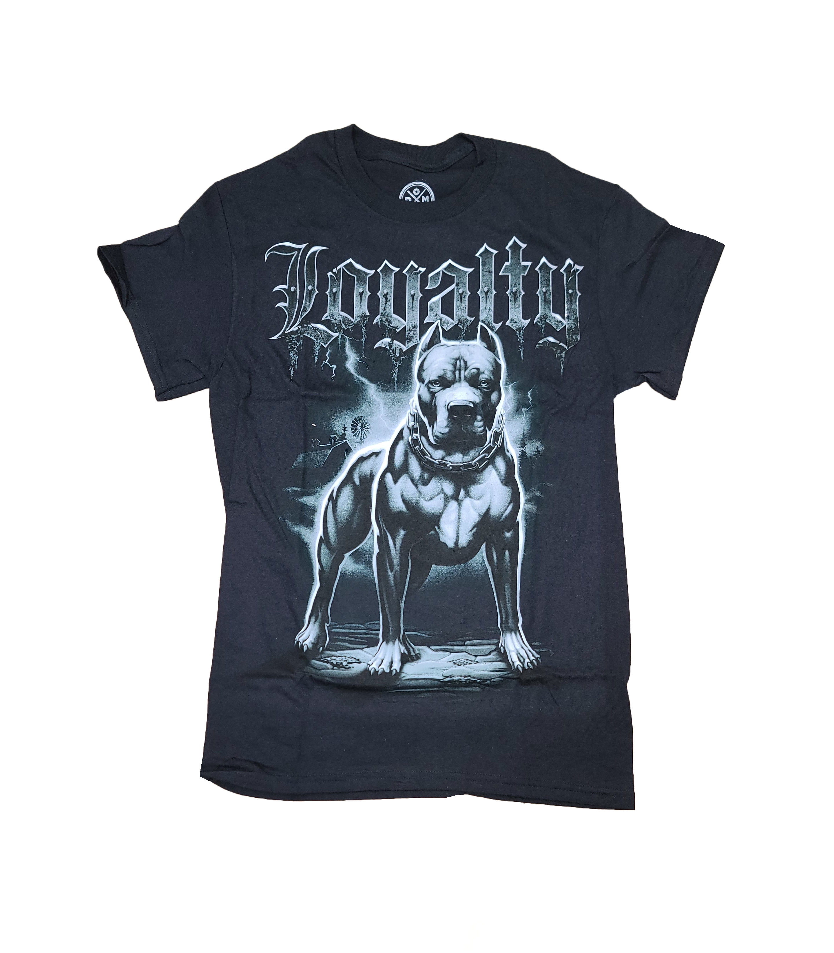 Men's Loyalty Pit Bull Dog Black Graphic T-Shirt - 2XL - Walmart.com