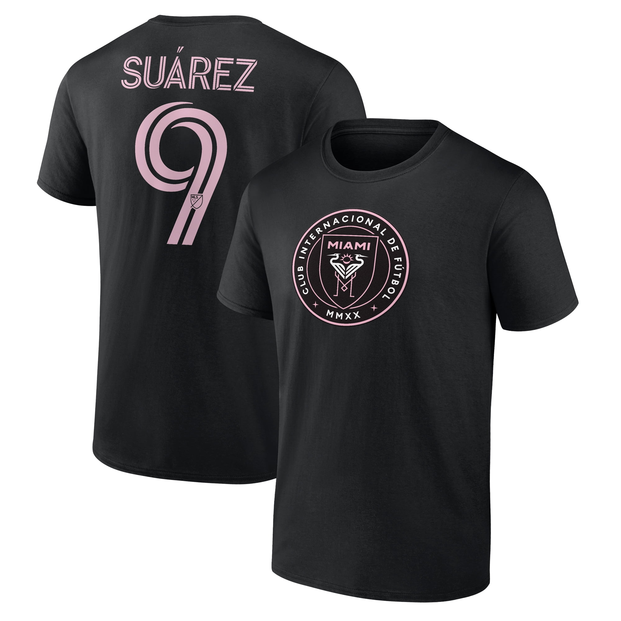 Men's Luis Su-rez Black Inter Miami CF Team Authentic Player Name ...