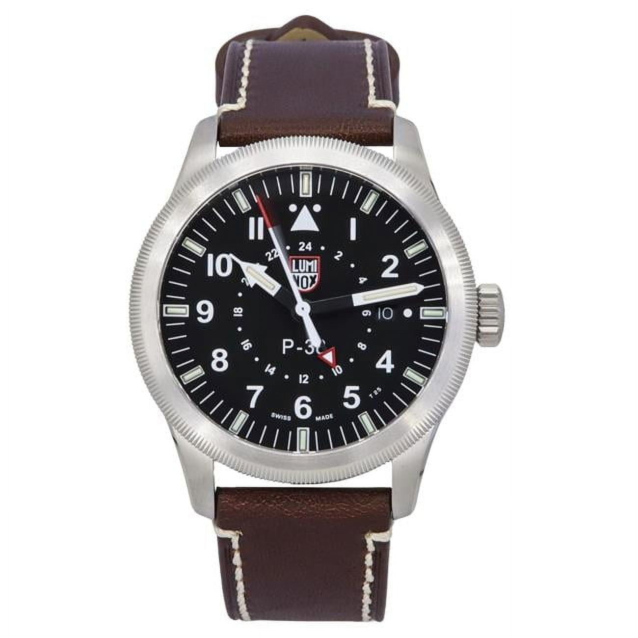 Men's Luminox P-38 Lightning Pilot GMT GMT 2 Time Zone Watch 9521 ...