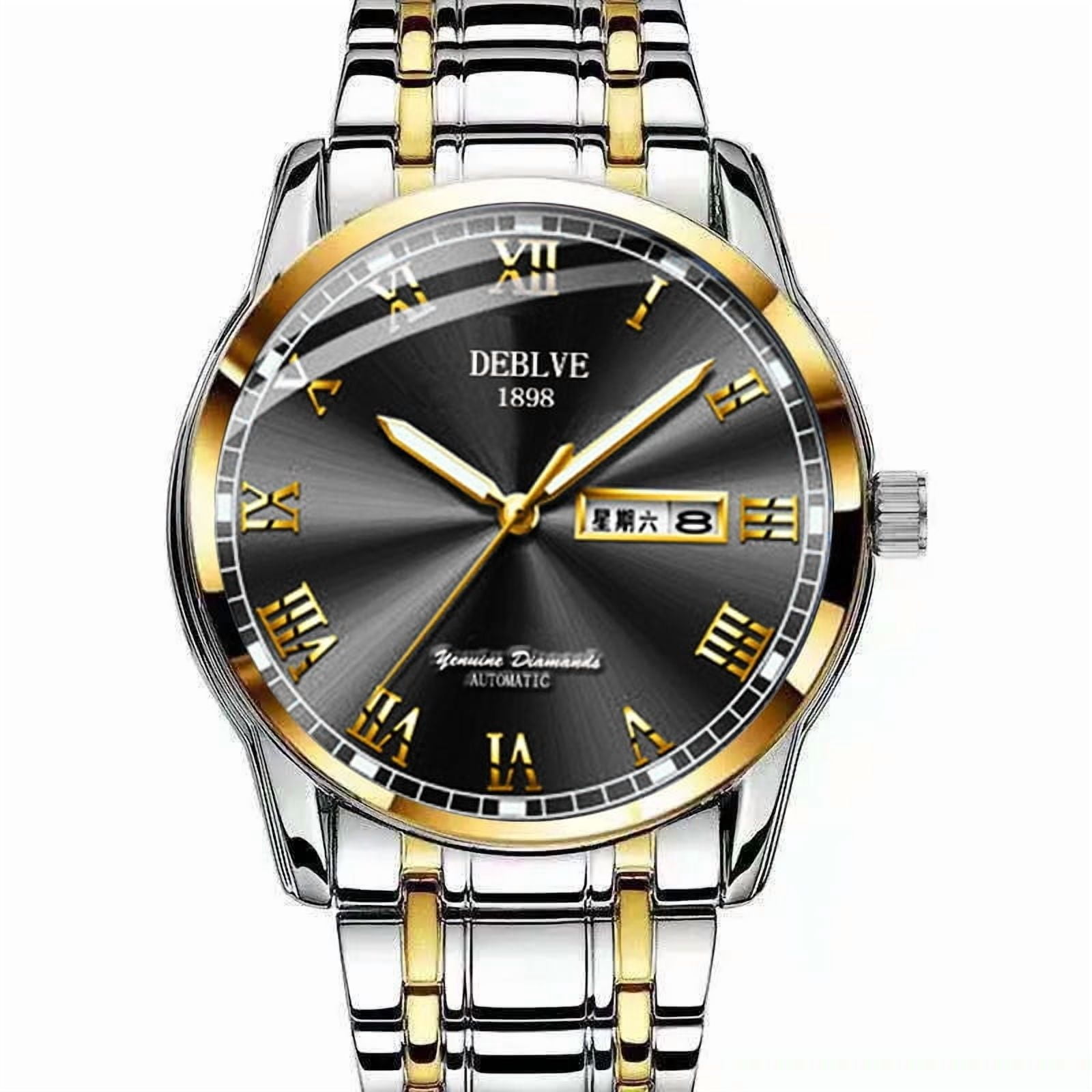 Men's Luxury Ultra-Thin Automatic Watch, Minimalist, Business Style ...