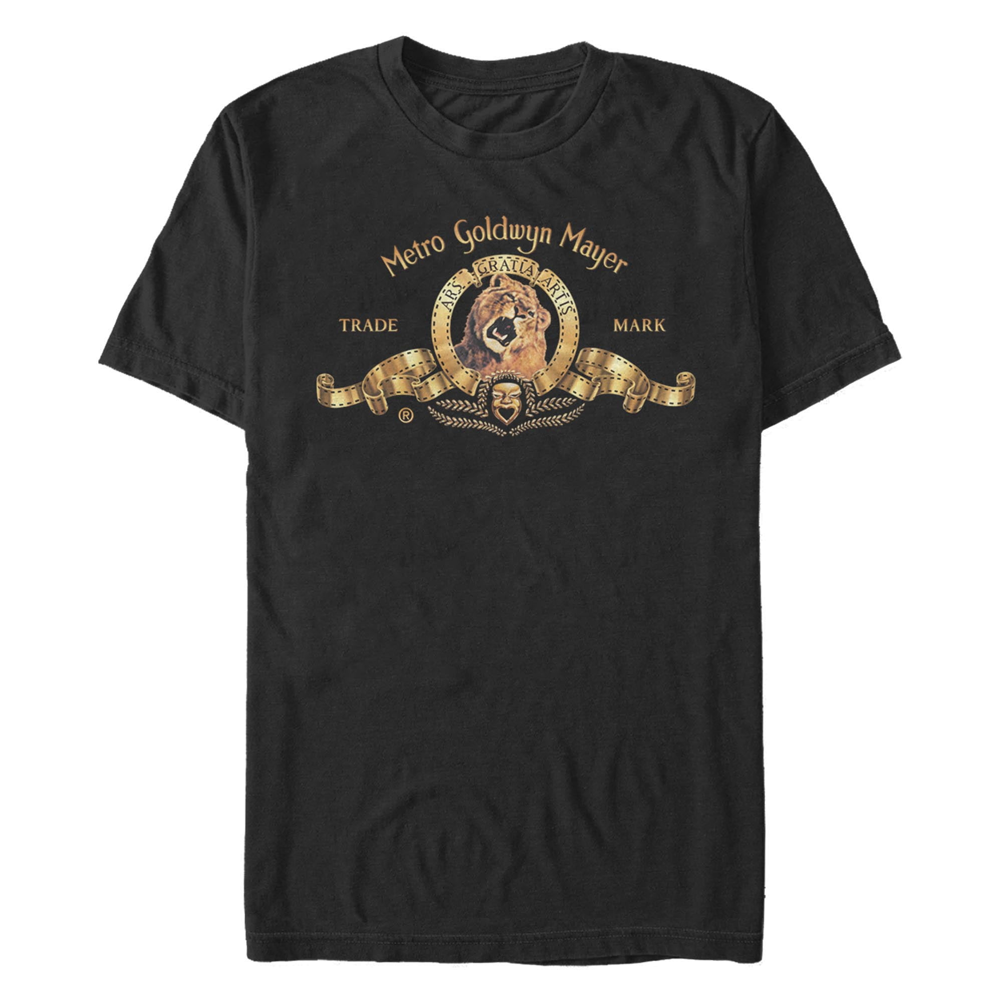 Men's MGM Studios Metro Goldwyn Mayer Golden Lion Logo Graphic T-Shirt ...