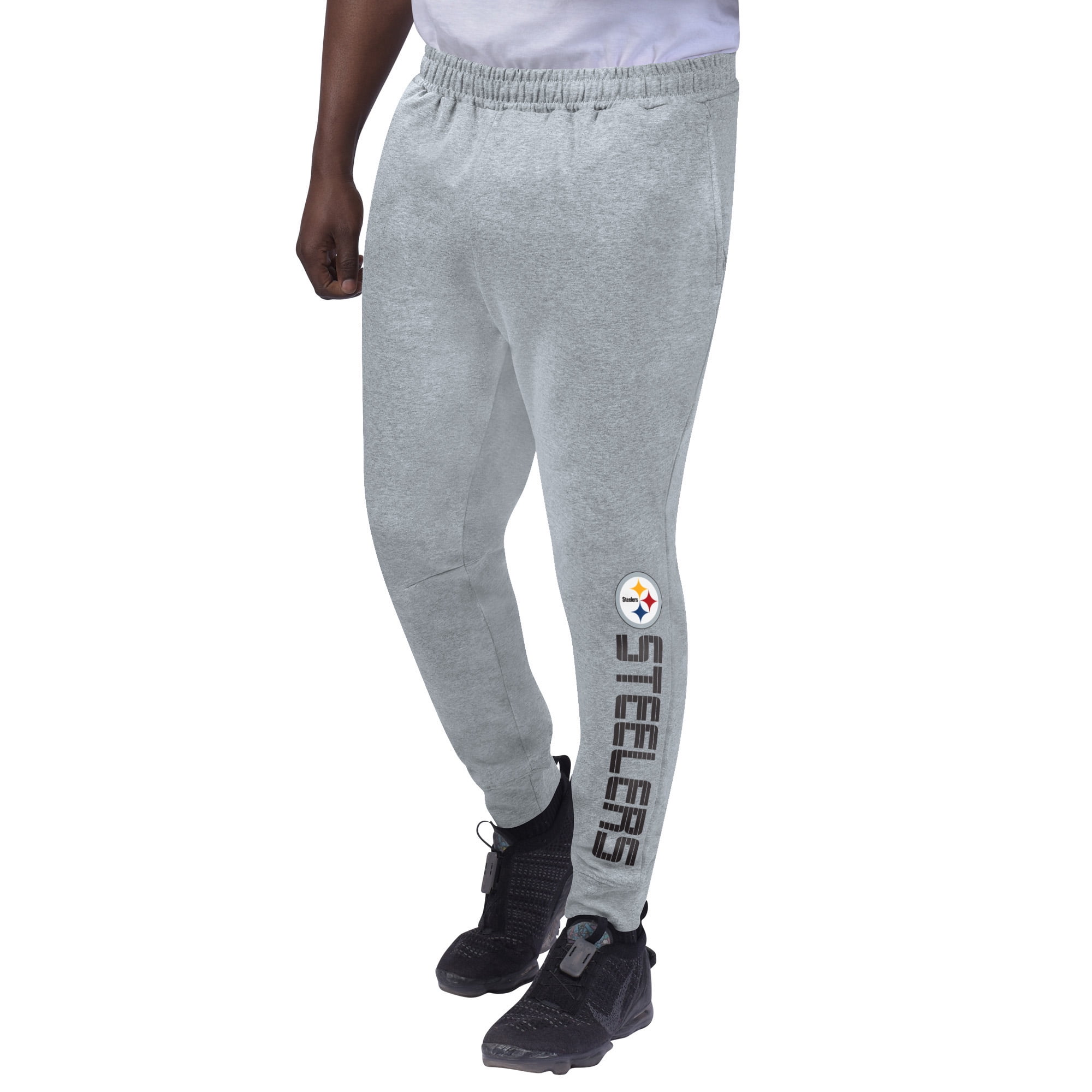 Men's MSX by Michael Strahan Gray Pittsburgh Steelers Lounge Jogger ...