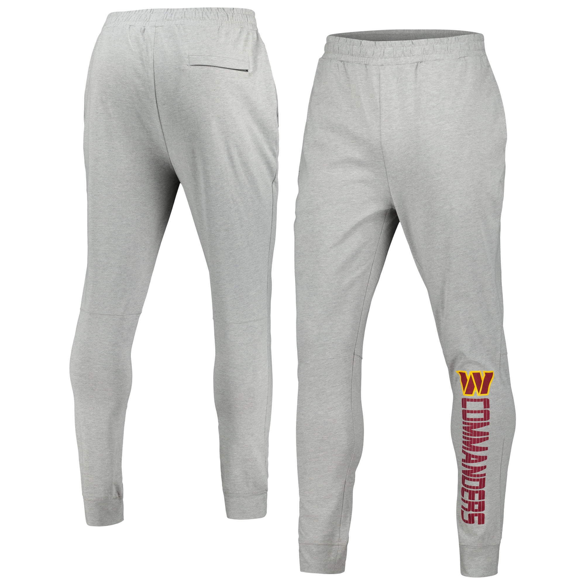 Men's MSX by Michael Strahan Gray Washington Commanders Lounge Jogger ...