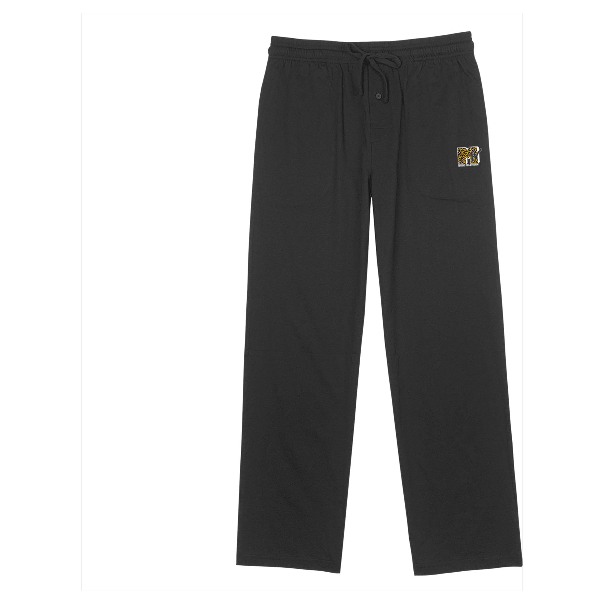Men's MTV Cheetah Print Icon Lounge Pants Black Small - Walmart.com