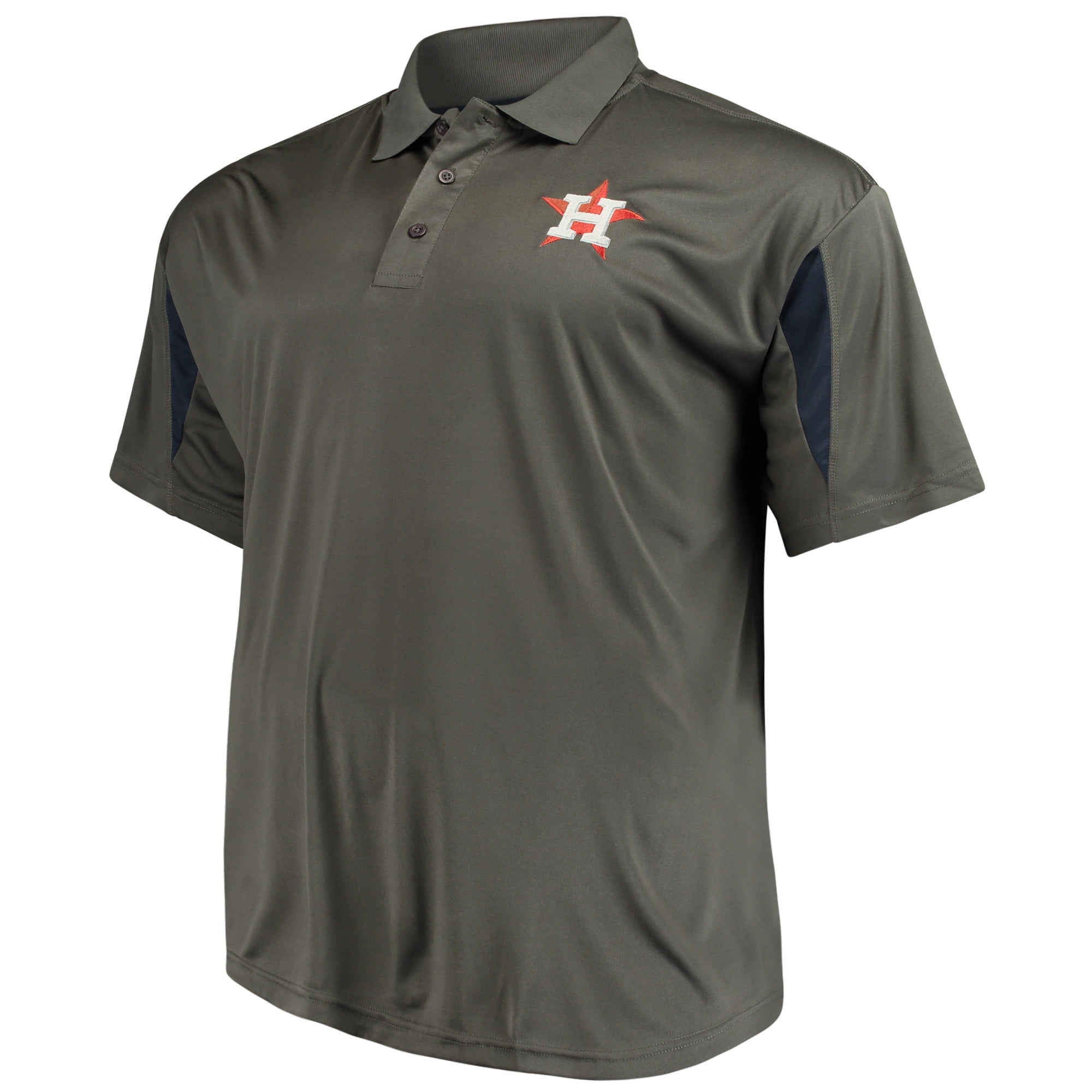 Men's Majestic Charcoal/Navy Houston Astros Contract Polo - Walmart.com