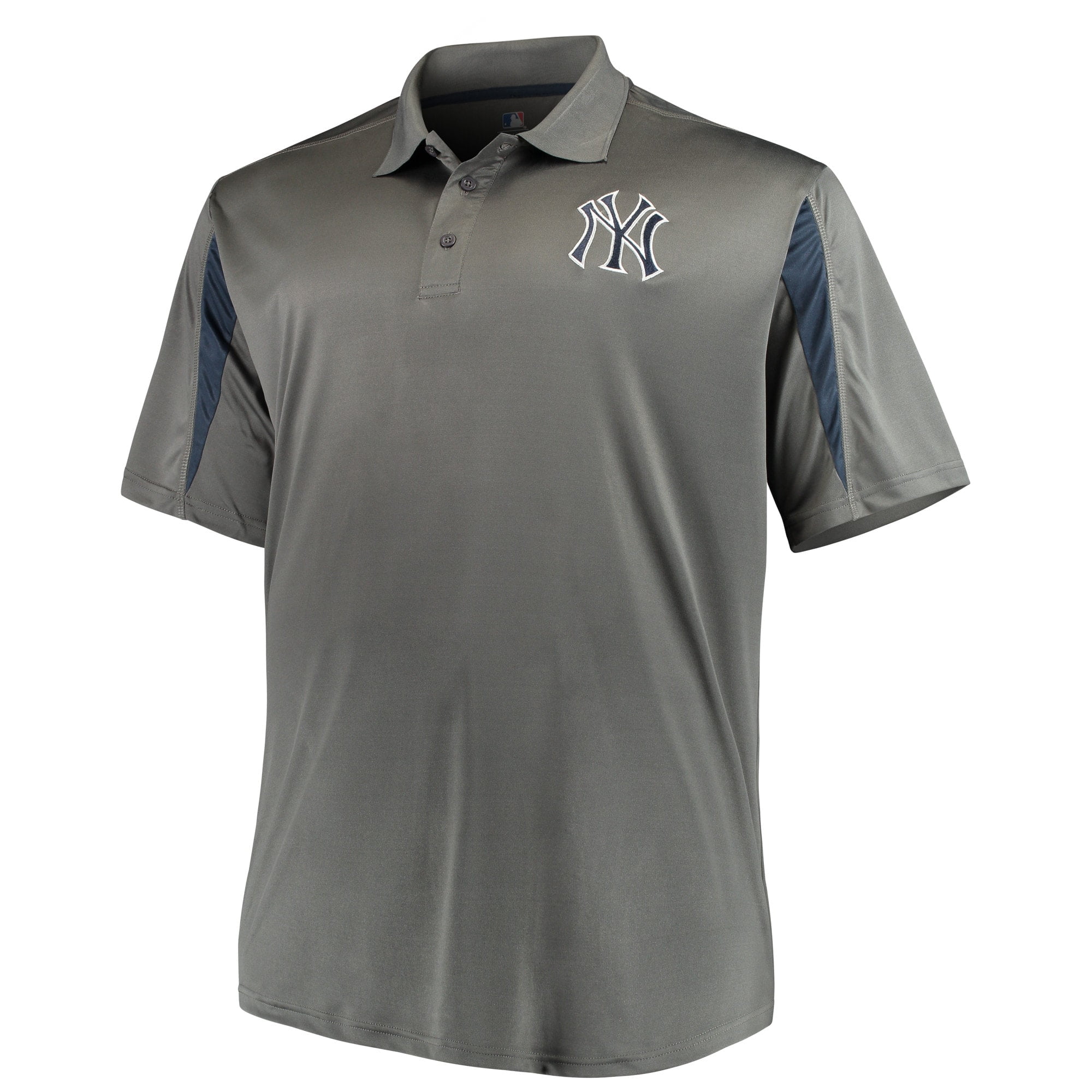 Men's Majestic Charcoal/Navy New York Yankees Contract Polo - Walmart.com