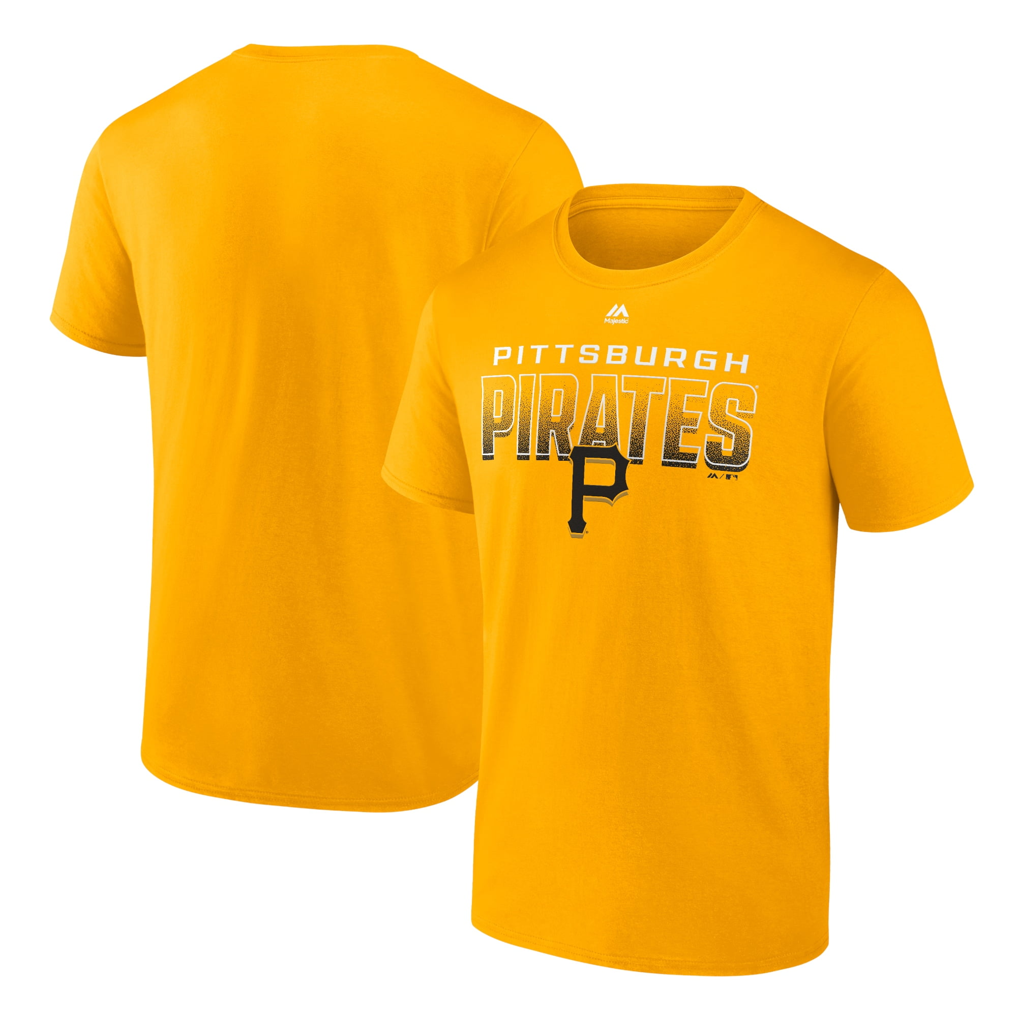 Men's Majestic Gold Pittsburgh Pirates Fast-Paced T-Shirt - Walmart.com