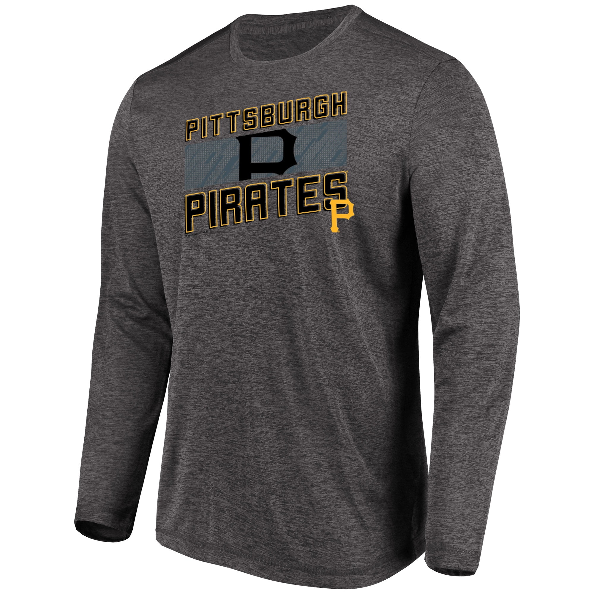 Men's Majestic Heathered Charcoal Pittsburgh Pirates Big & Tall Long ...