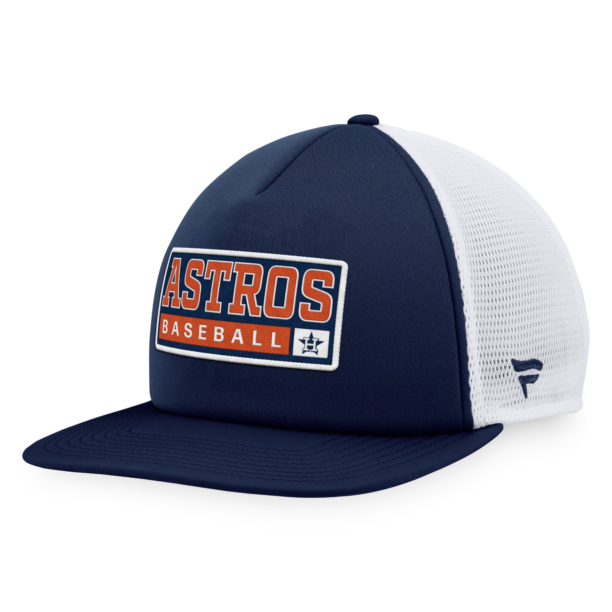 Majestic Men's MLB Houston Astros Baseball Cap, Navy/White Foam Trucker ...