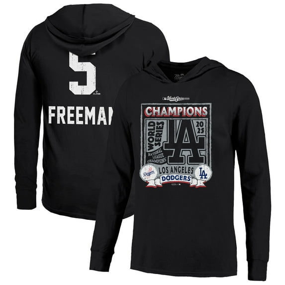 Men's Majestic Threads Freddie Freeman Black Los Angeles Dodgers 2025 ...