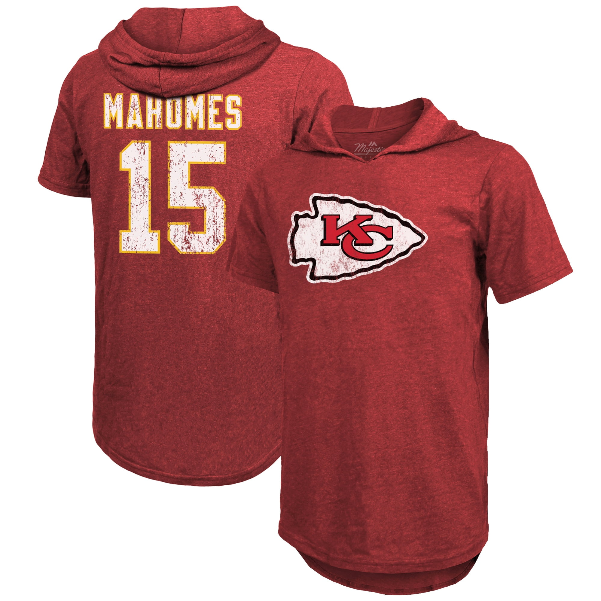 Men's Majestic Threads Patrick Mahomes Red Kansas City Chiefs Player ...