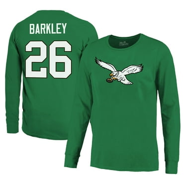 Men's Nike Saquon Barkley Kelly Green Philadelphia Eagles Player Name & Number T-Shirt - Walmart.com