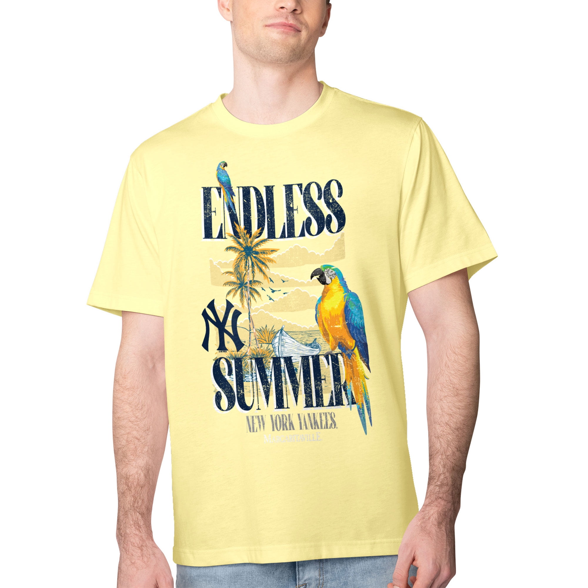 Men's Margaritaville Yellow New York Yankees Endless Summer Parrot ...