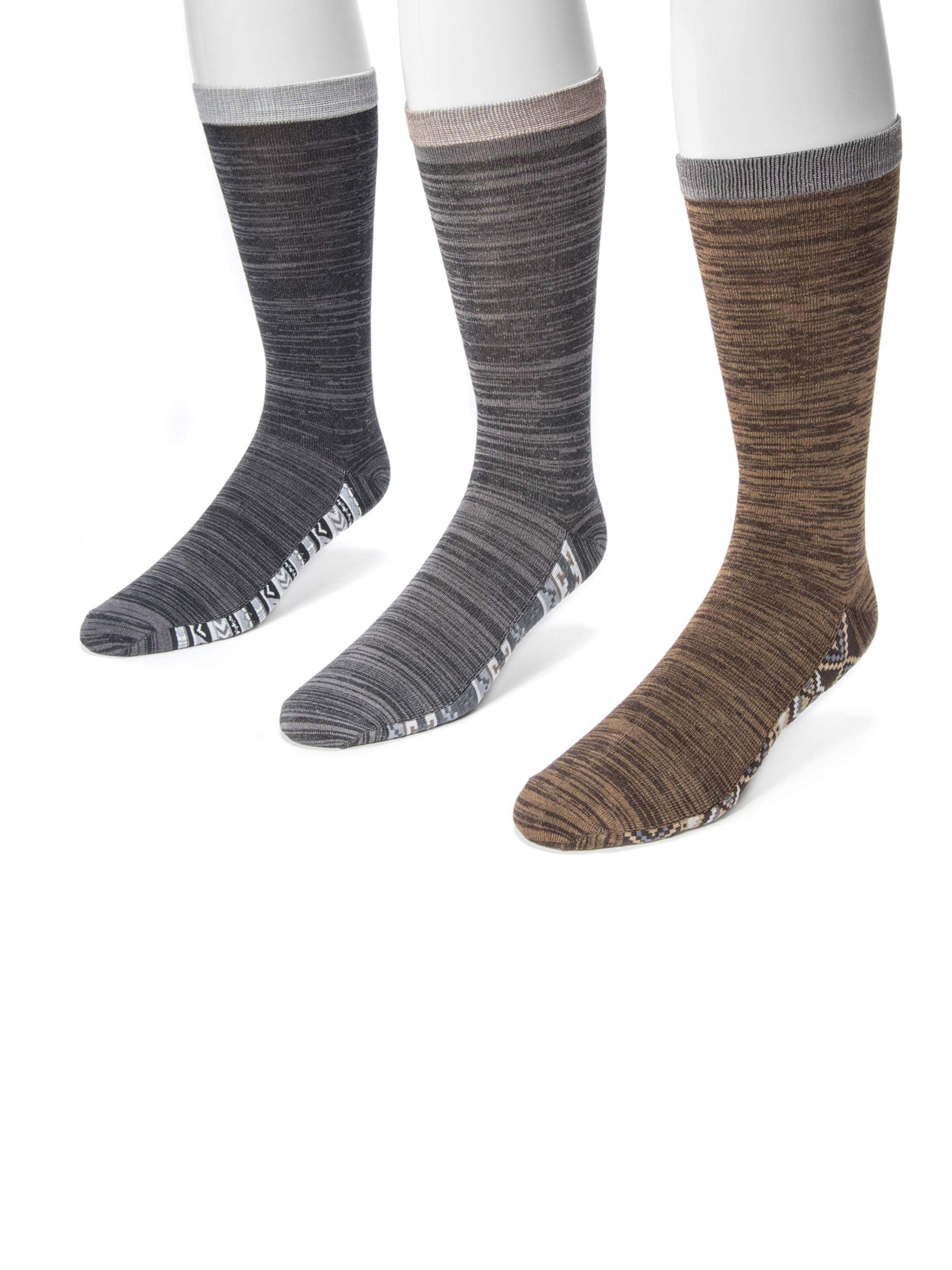 Men's Marled 3 Pair Sock Pack - Walmart.com
