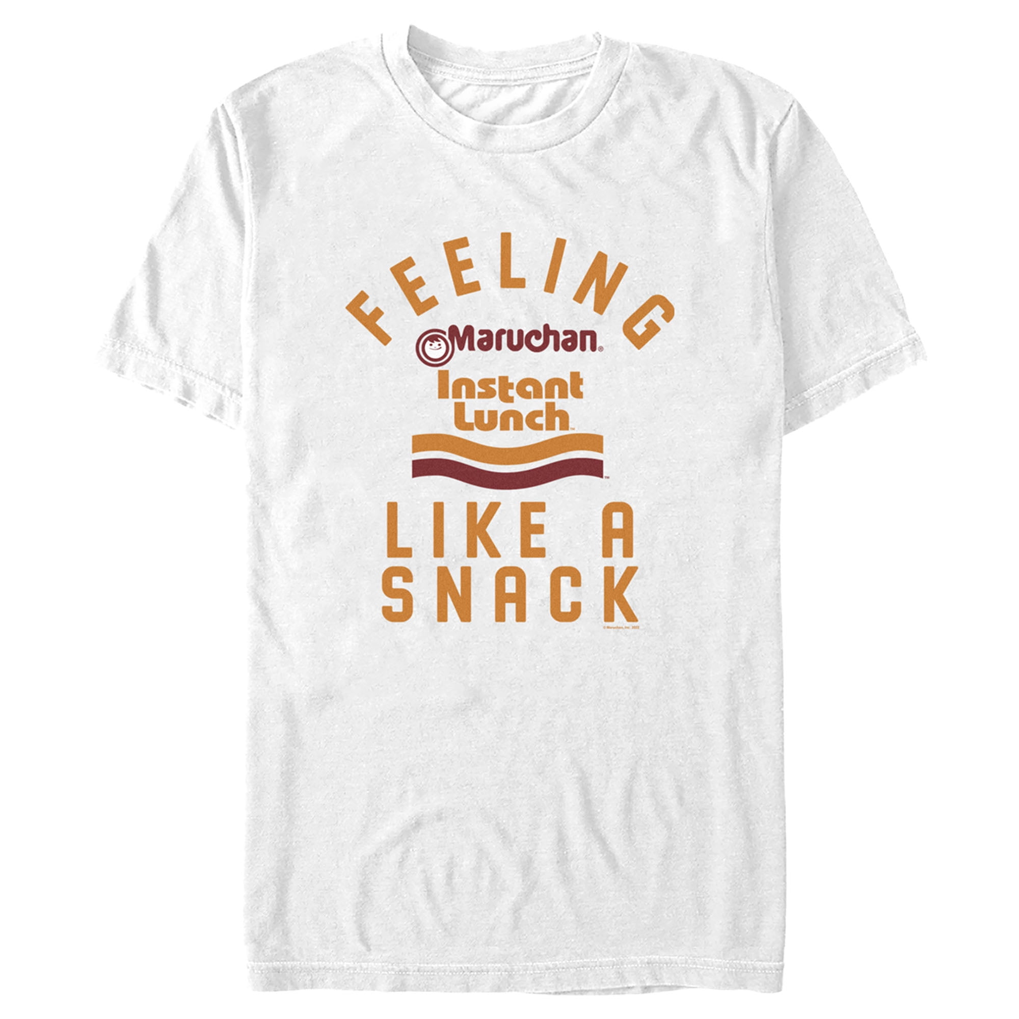 Men's Maruchan Feeling Like a Snack Graphic Tee White Large - Walmart.com