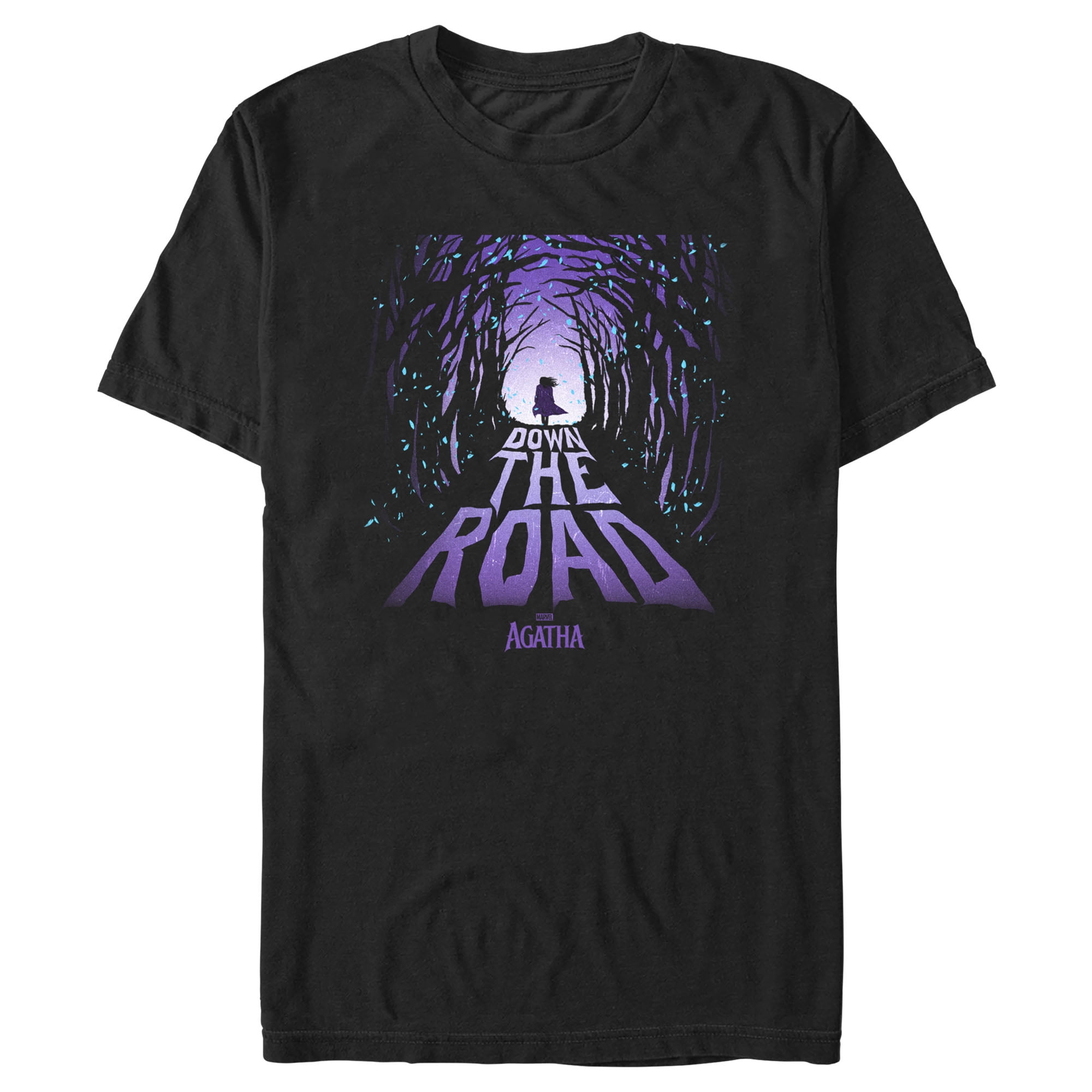 Men's Marvel: Agatha All Along Down The Road Graphic T-Shirt - Walmart ...