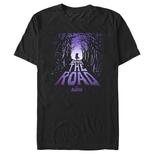 Men's Marvel: Agatha All Along Down The Road Graphic T-Shirt - Walmart ...