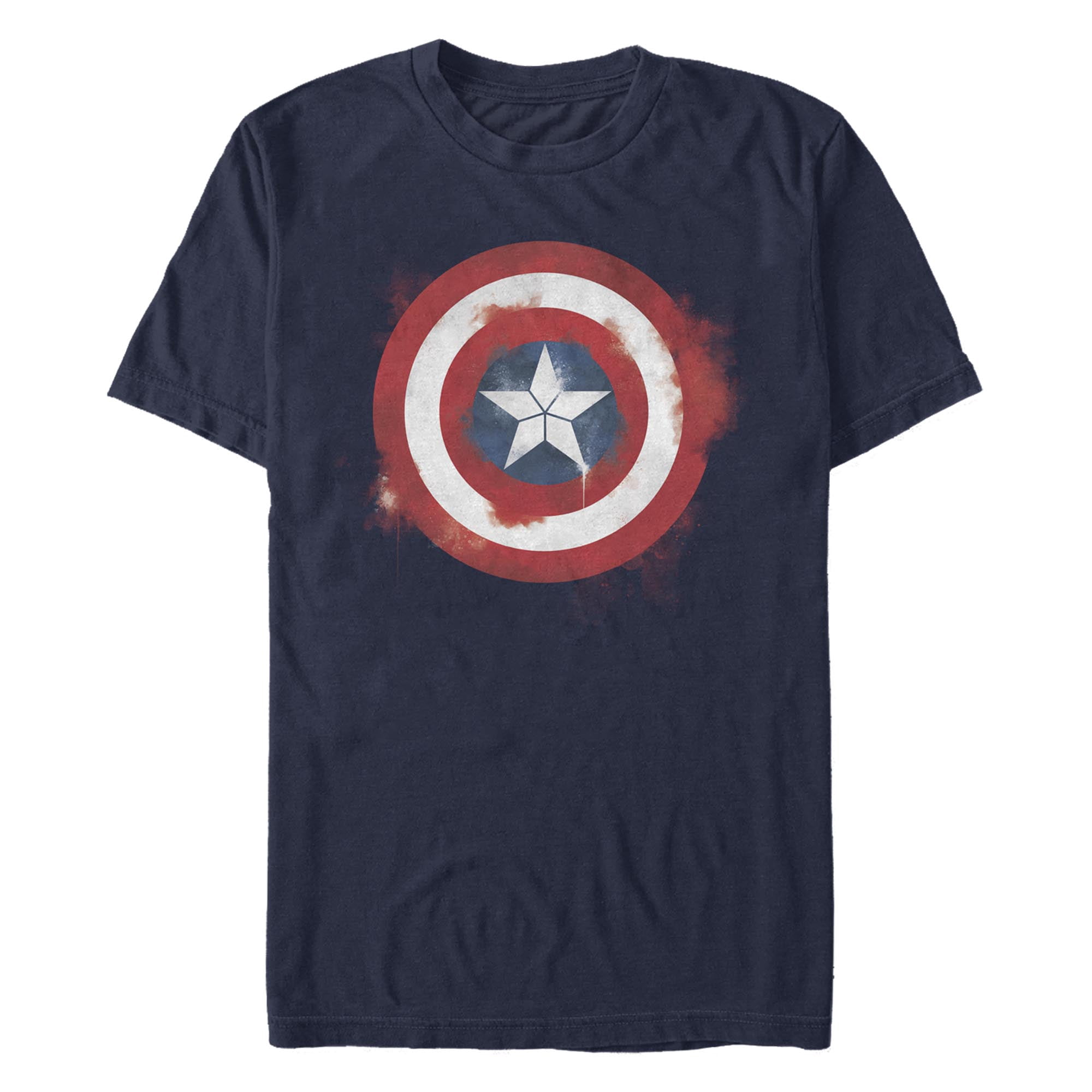 Men's Marvel Avengers: Endgame Cap Smudged Shield Graphic T-Shirt ...