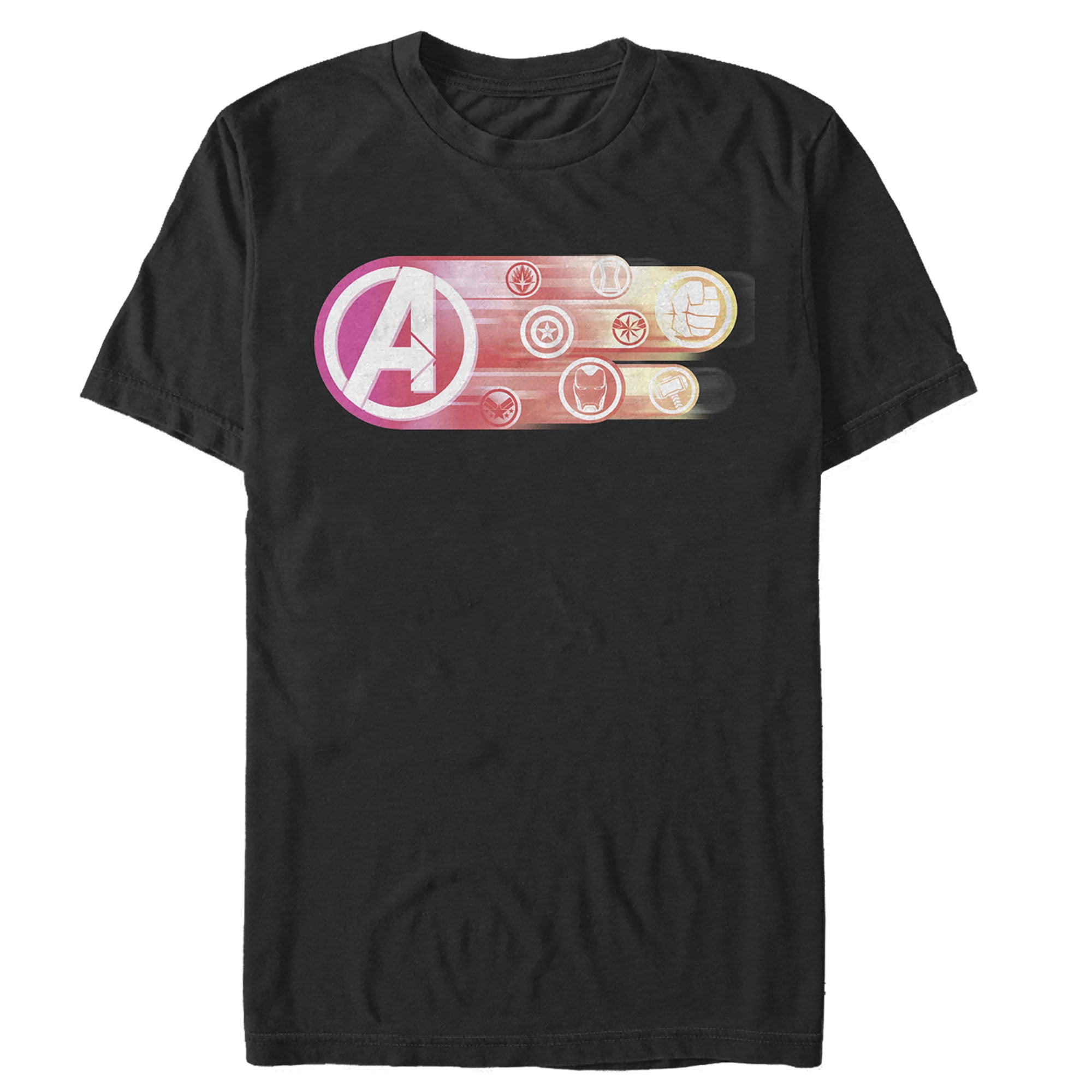 Men's Marvel Avengers: Endgame Logo Swipe Button Graphic Tee Black ...