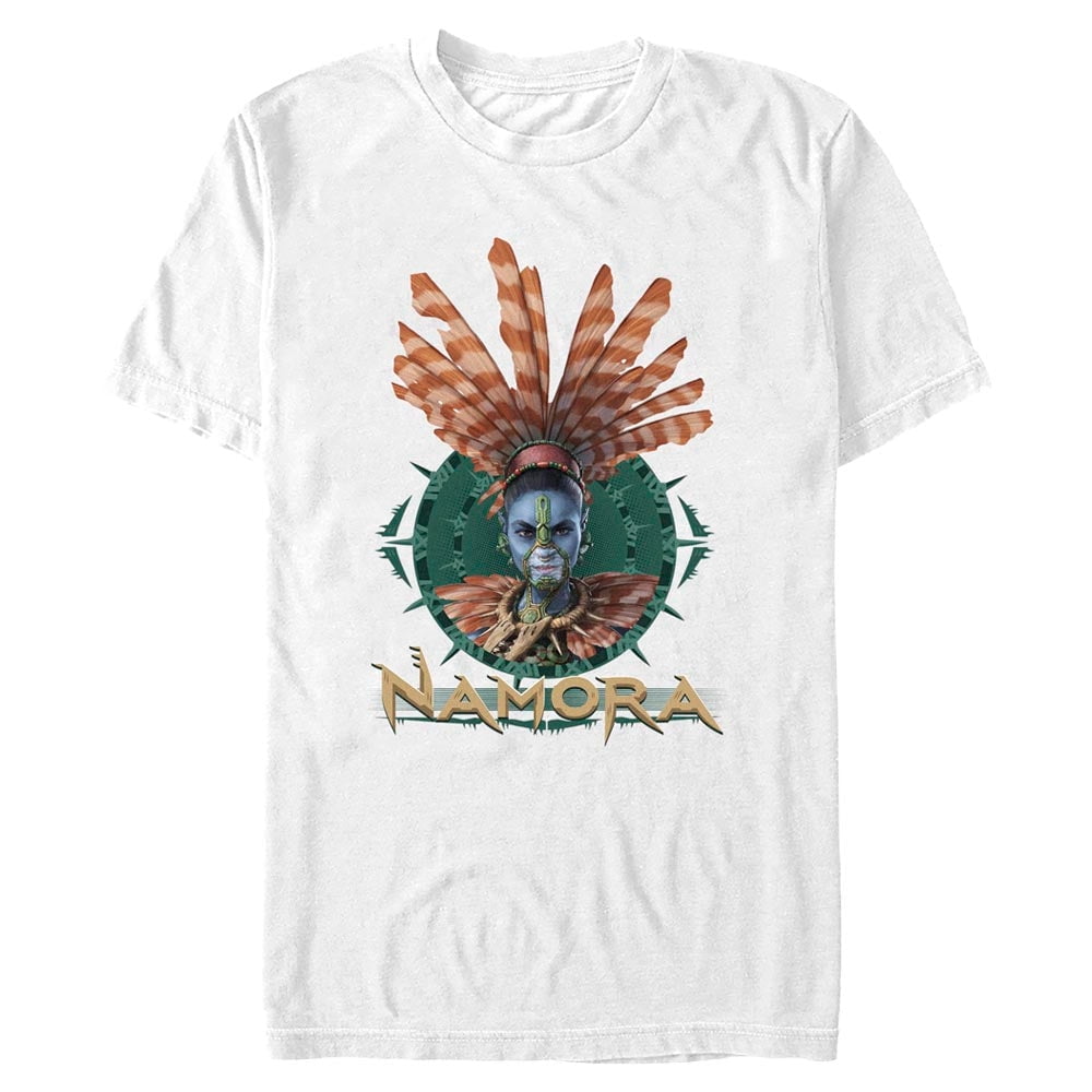 Men's Marvel Black Panther Wakanda Forever Namora Fin Crown T-Shirt ...