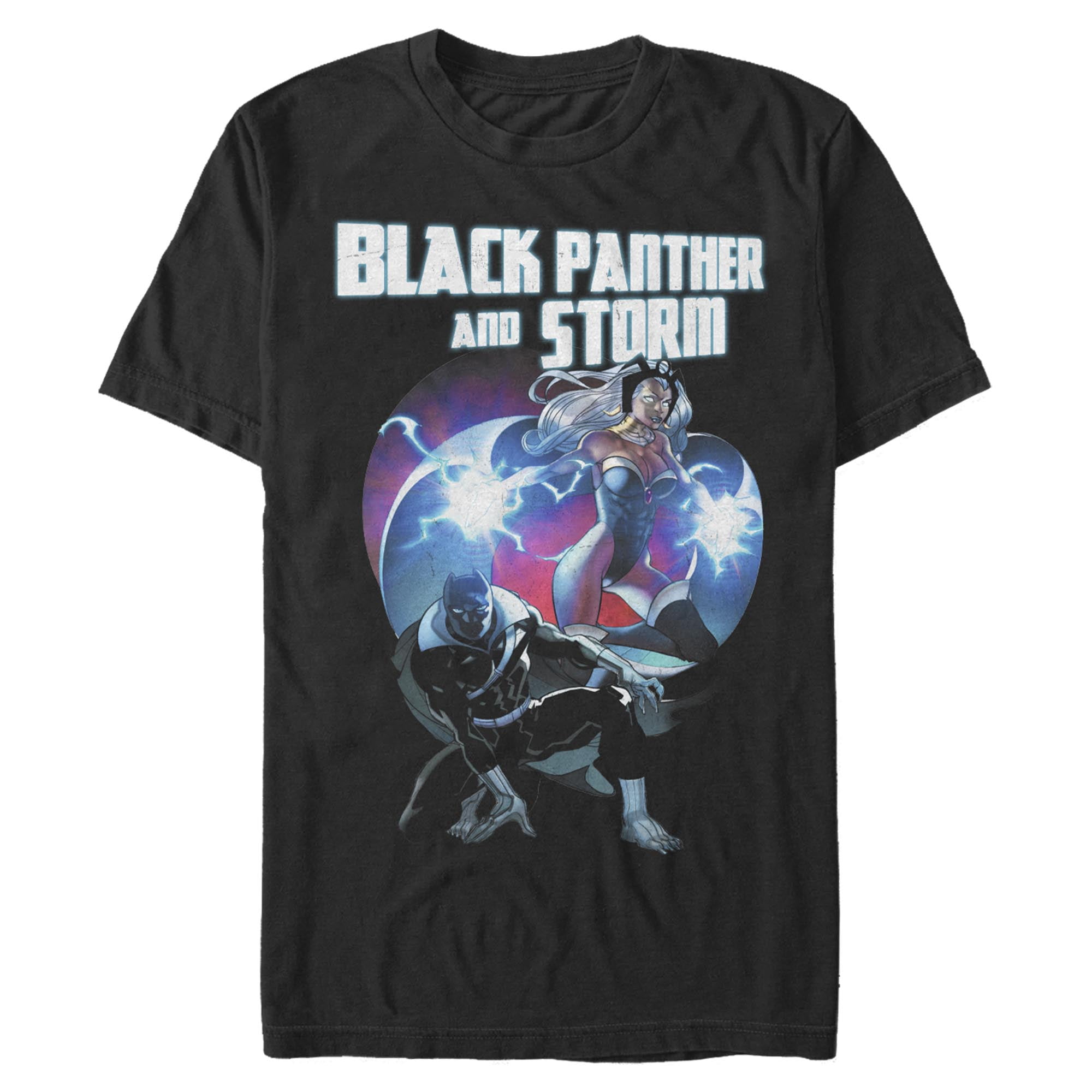 Men's Marvel Black Panther and Storm Graphic T-Shirt - Walmart.com