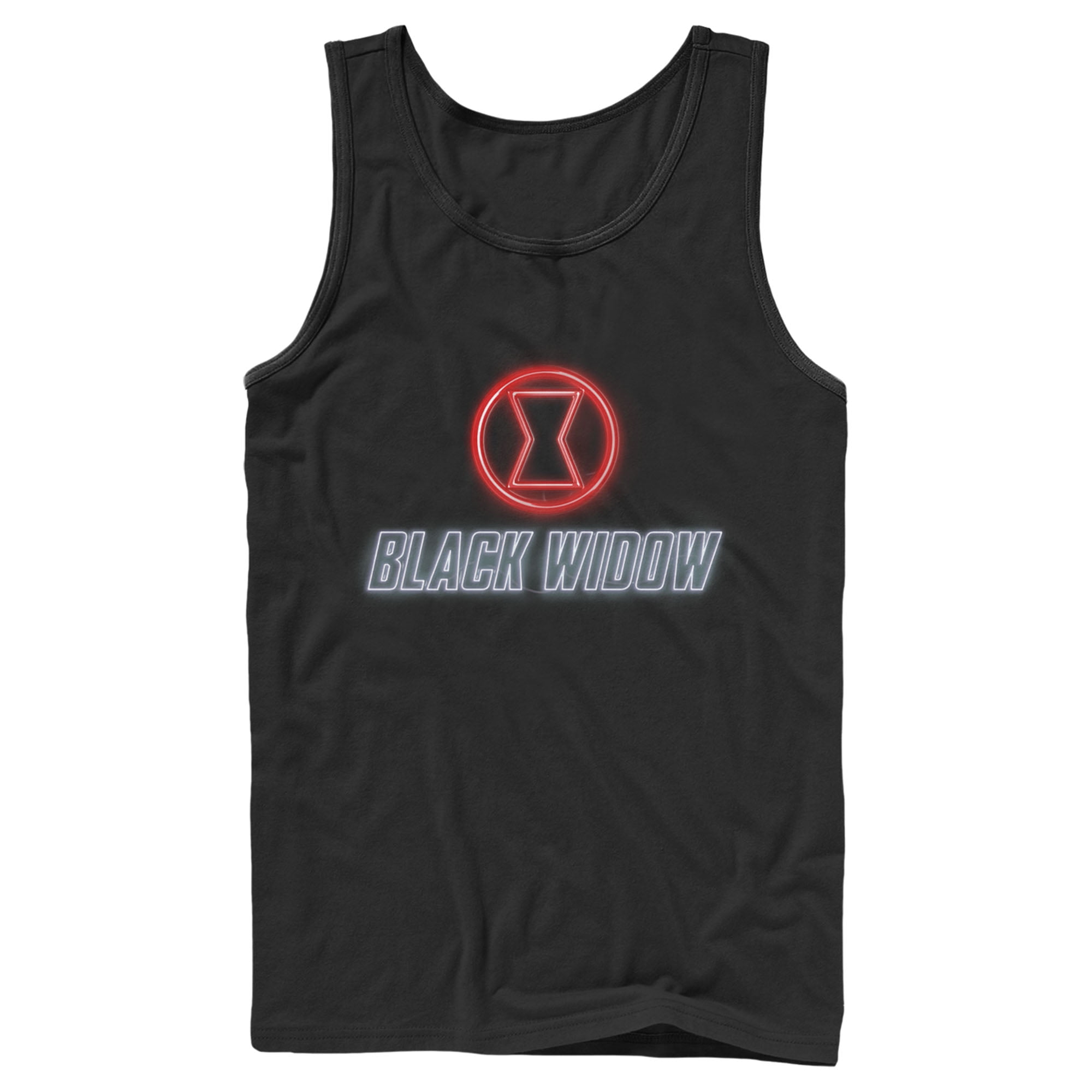 Men's Marvel Black Widow Neon Hourglass Tank Top Black Small - Walmart.com